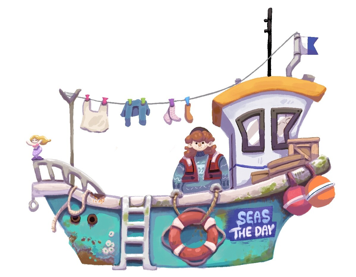 ArtStation - Boy and his boat