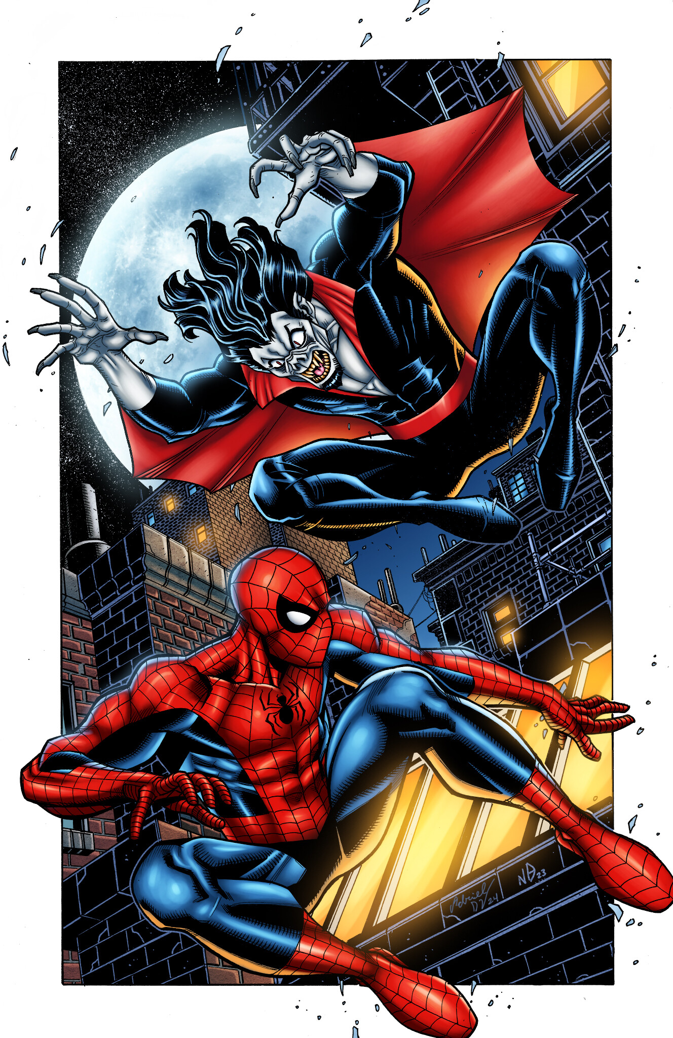 ArtStation - Spider-Man vs Morbius COLORS sample
