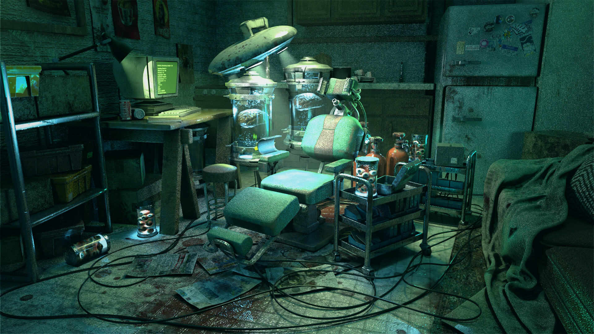 ArtStation - horror operation room