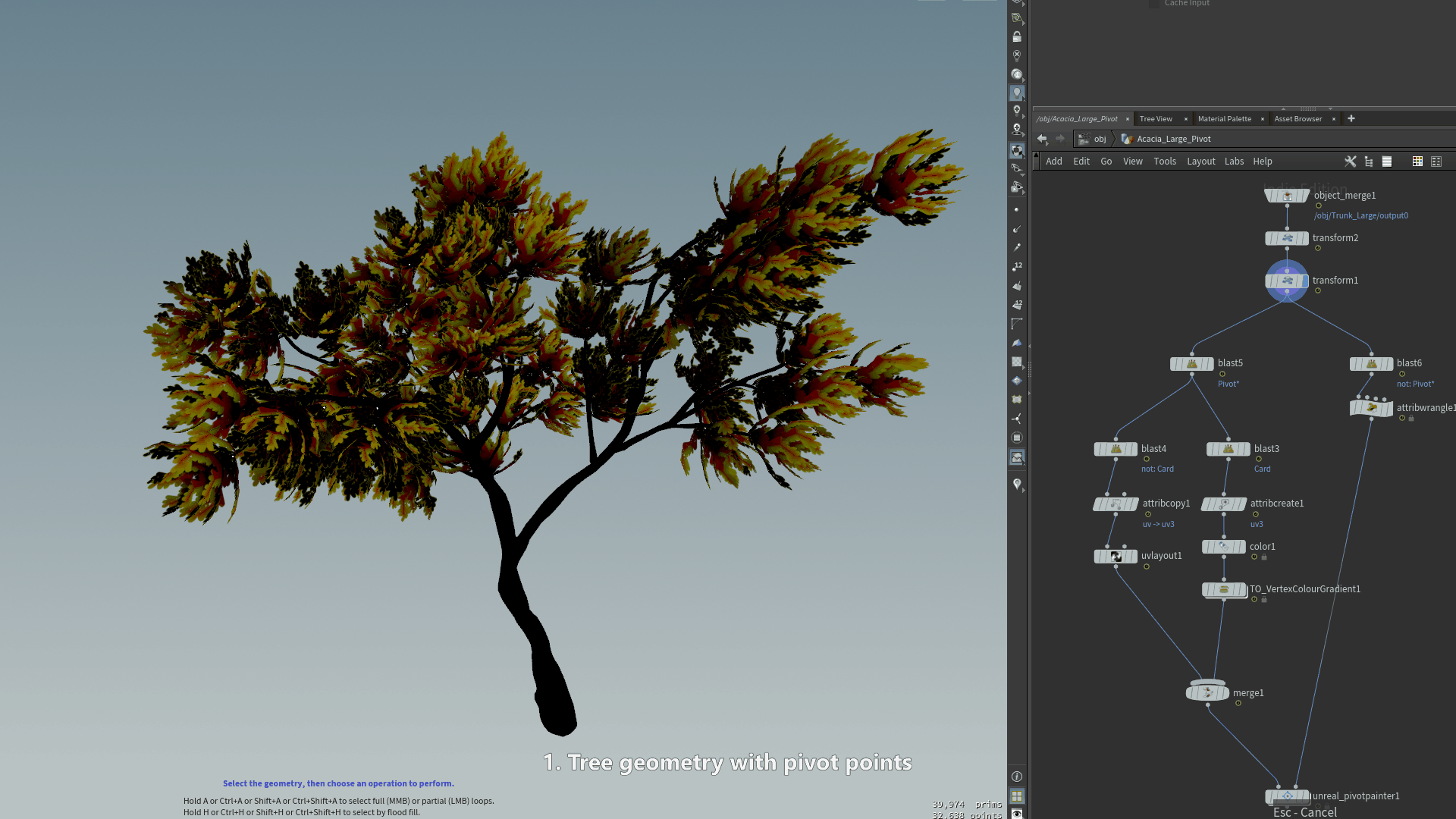 Sean Gobey - Fossil Diggers VR: Environment Art - Vegetation pipeline