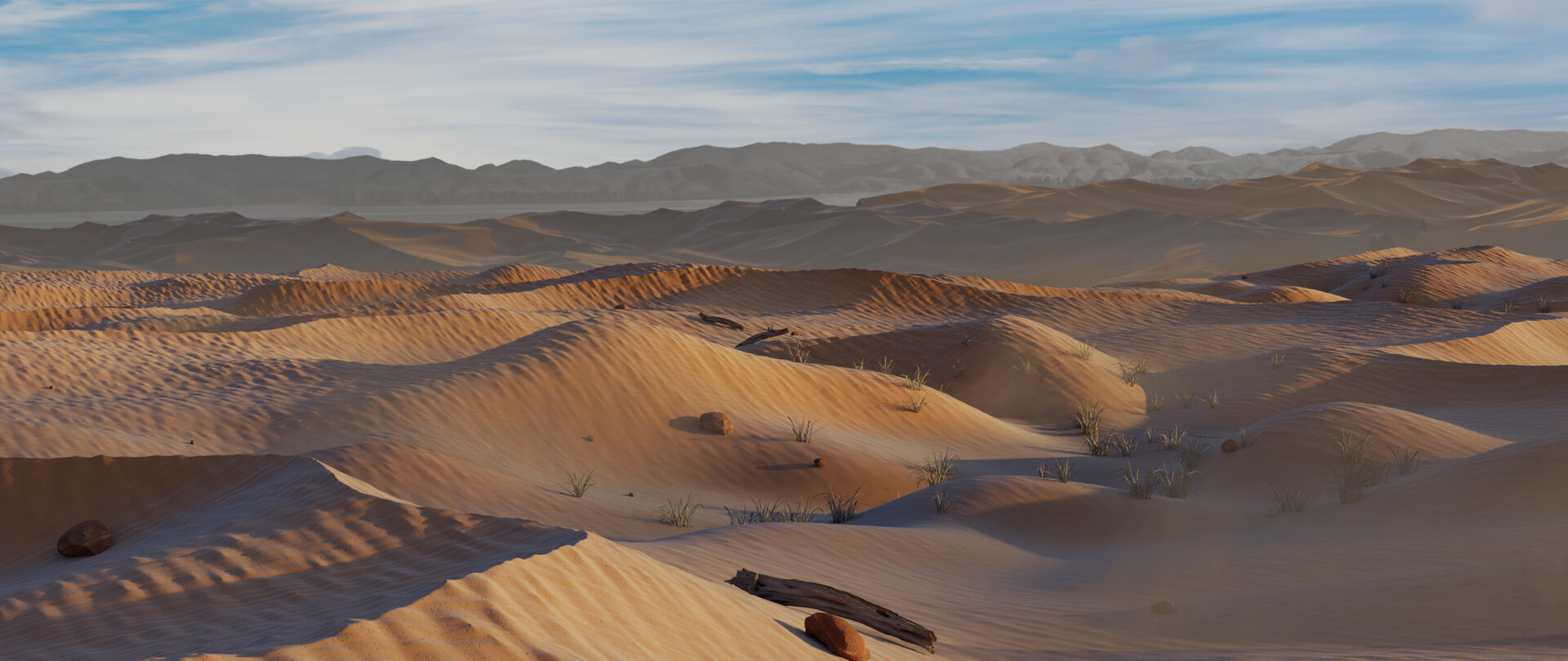 ArtStation - DESERT LAND ENVIRONMENT