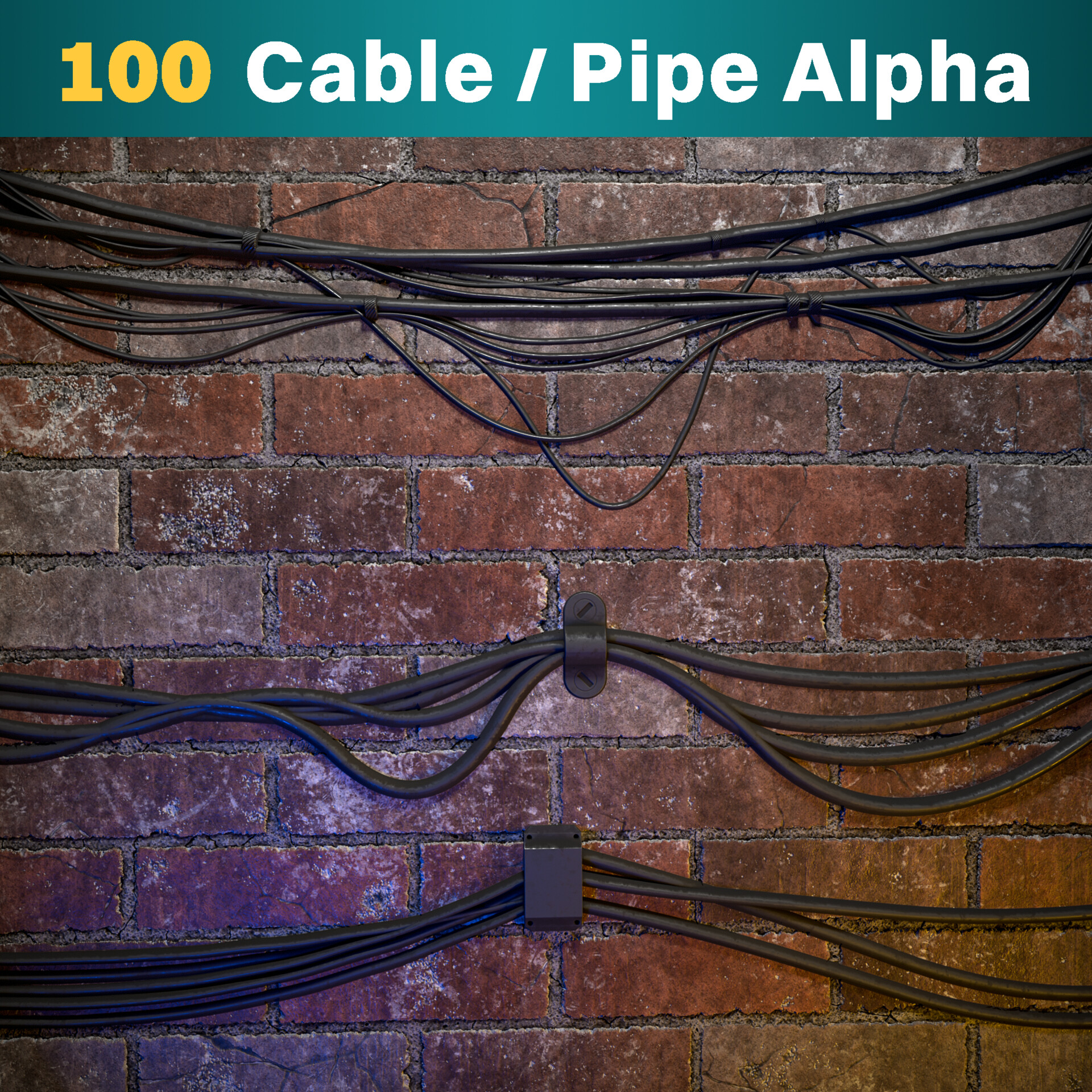 ArtStation - Cable / Pipe Alpha