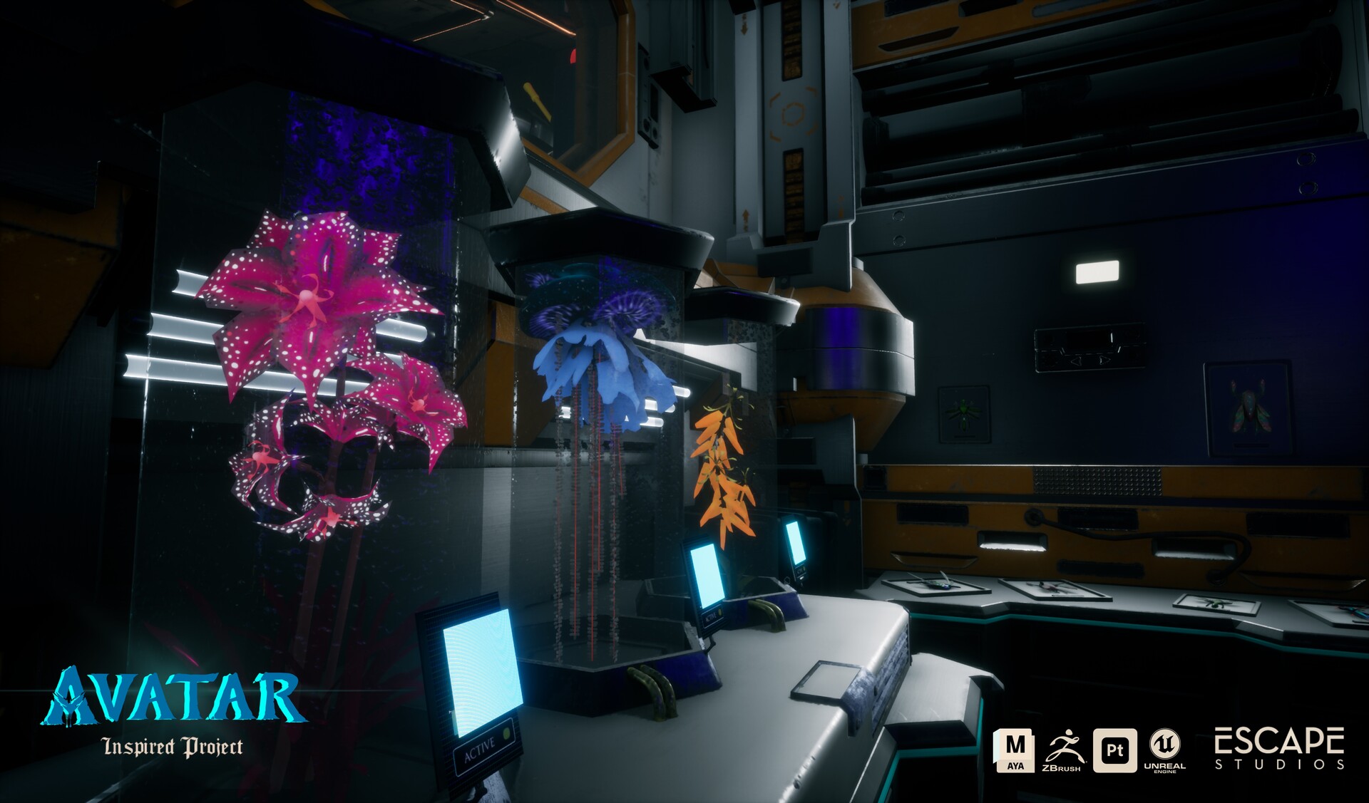 ArtStation - Avatar Lab - Inspired Project - Containers: