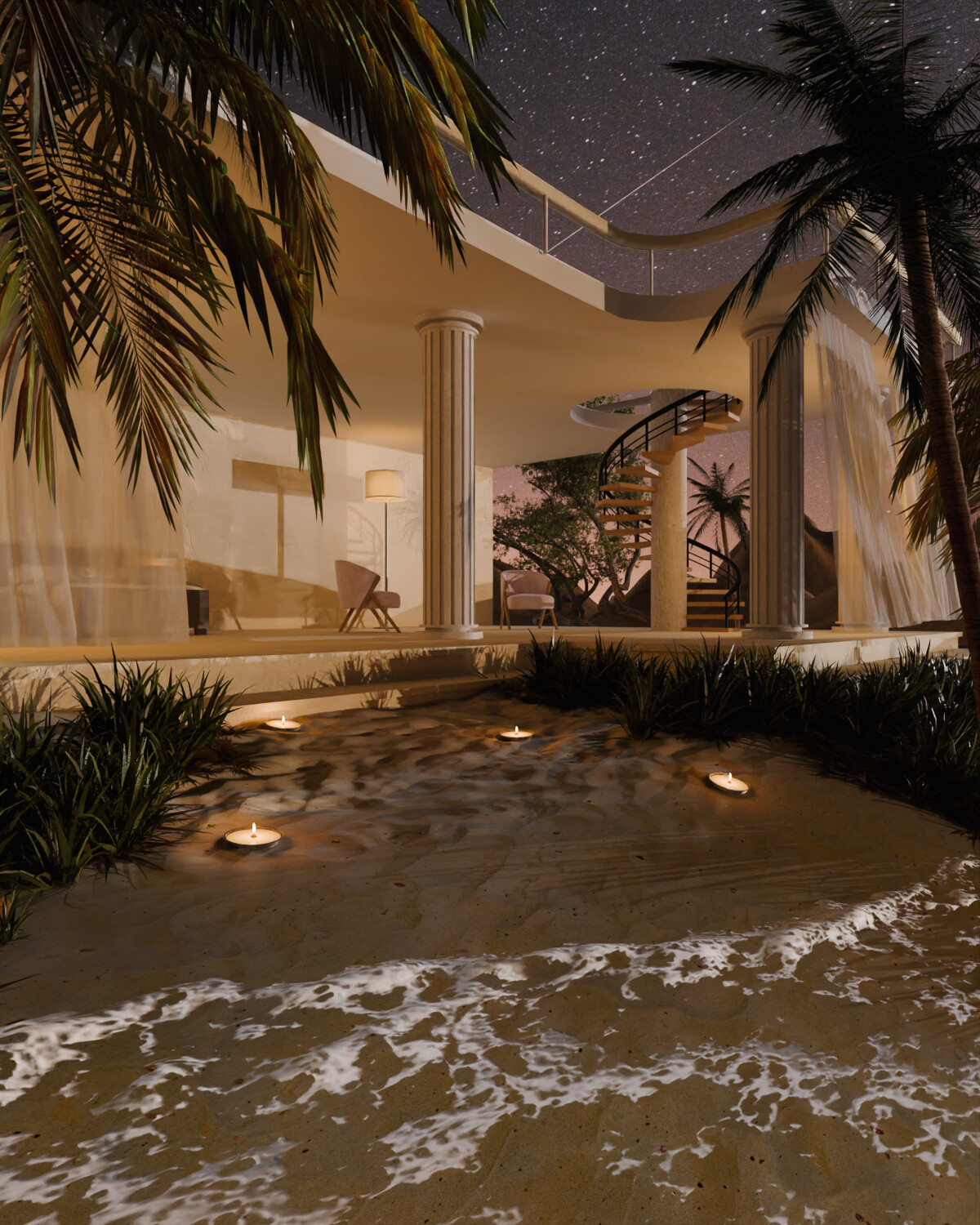 ArtStation - Beach House, ArchViz