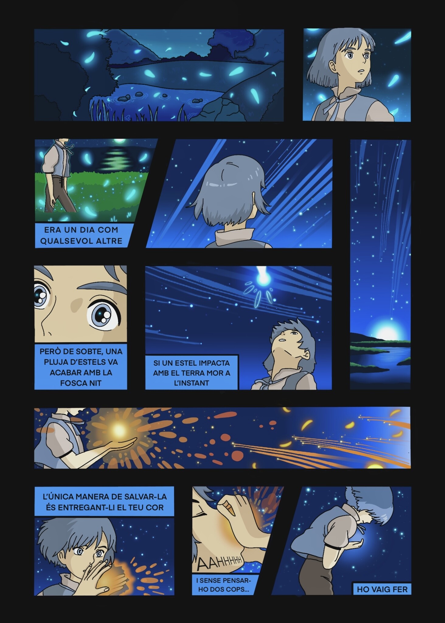 ArtStation - A Comic based on Ghibli style