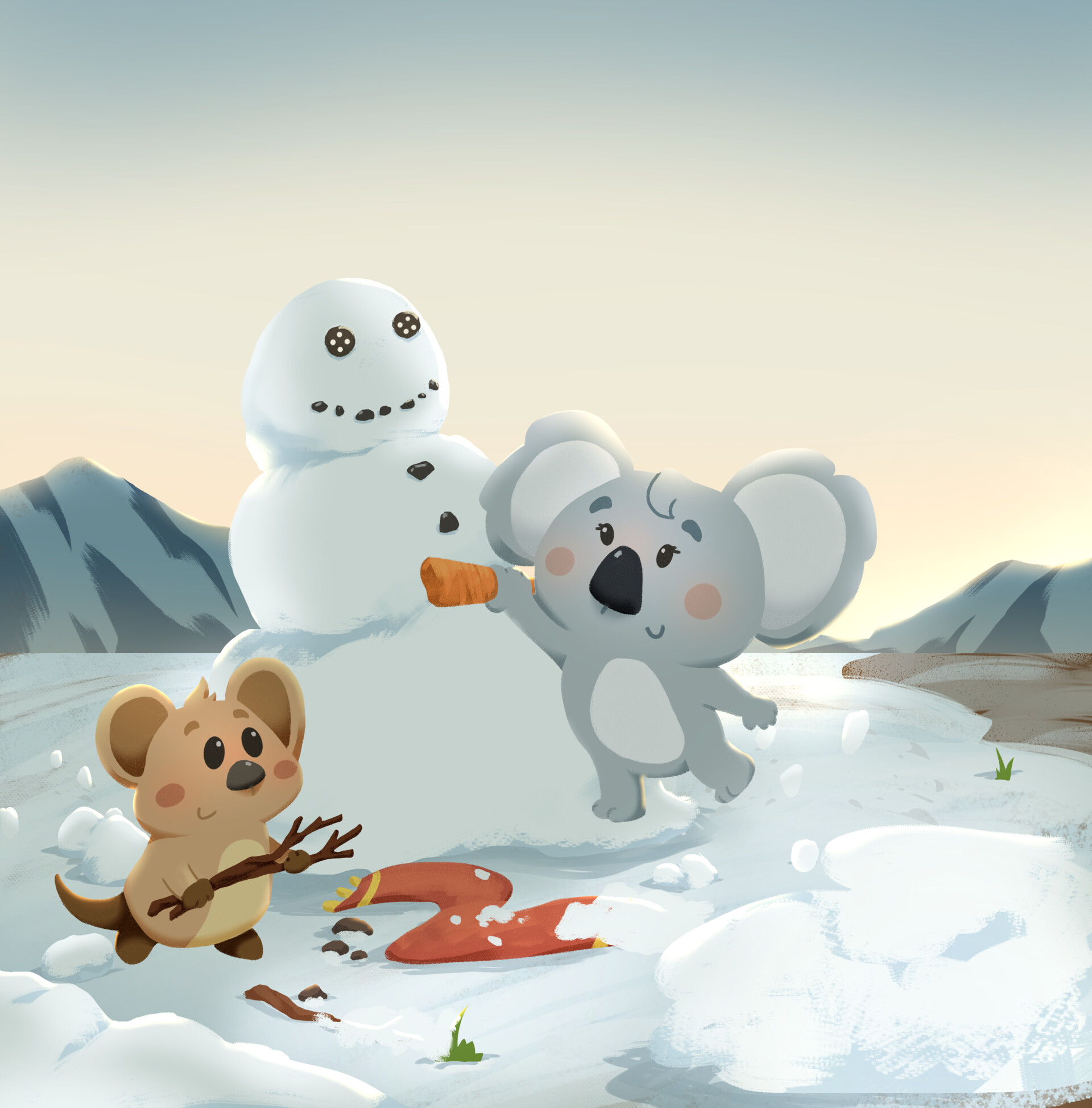 ArtStation - Snowman