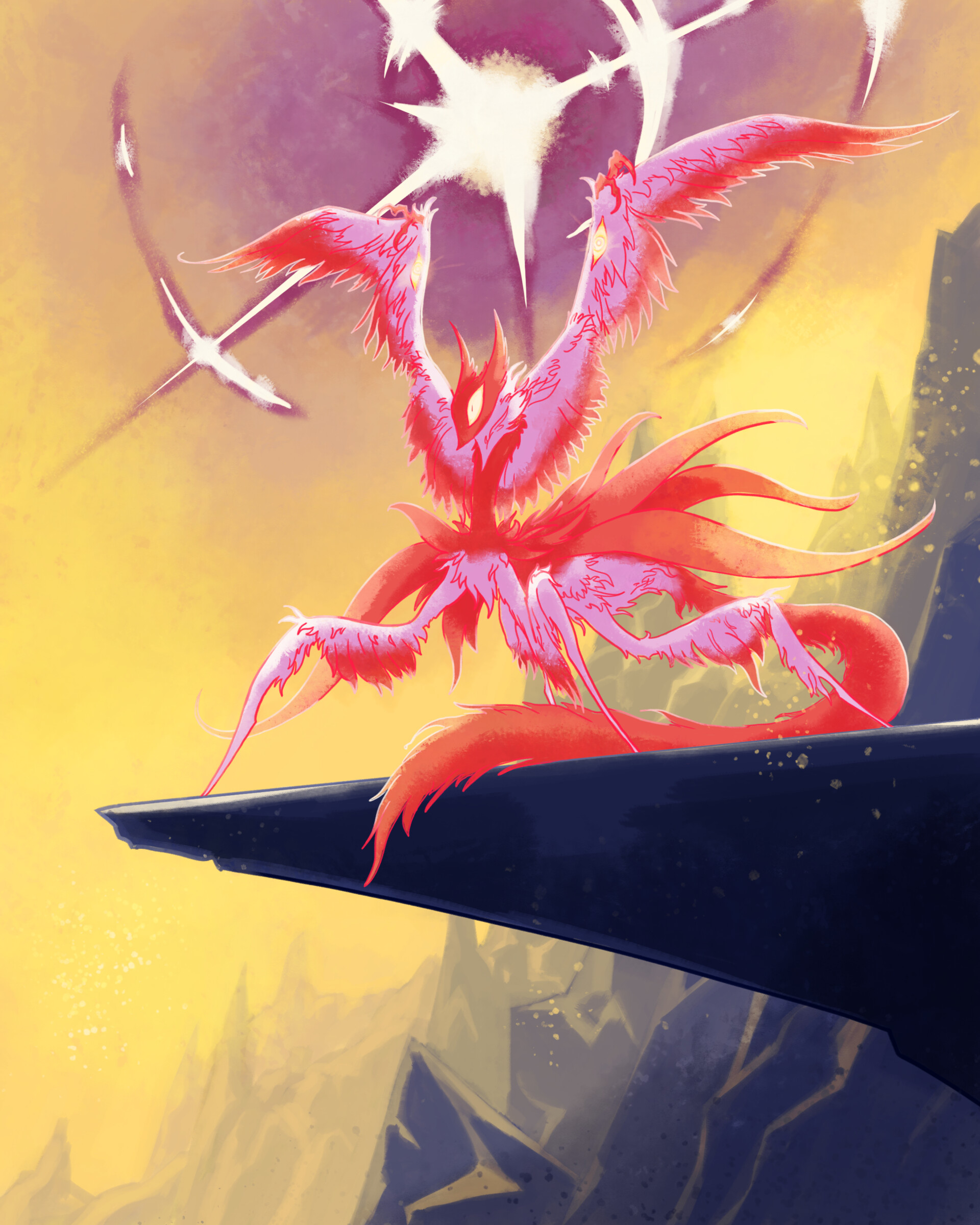 ArtStation - Mantis-quetzal-fox chimera