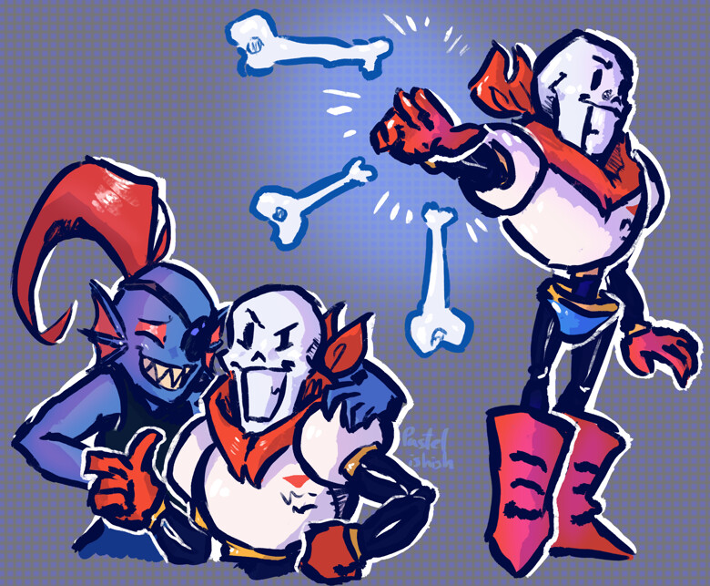 Artstation Papyrus And Undyne