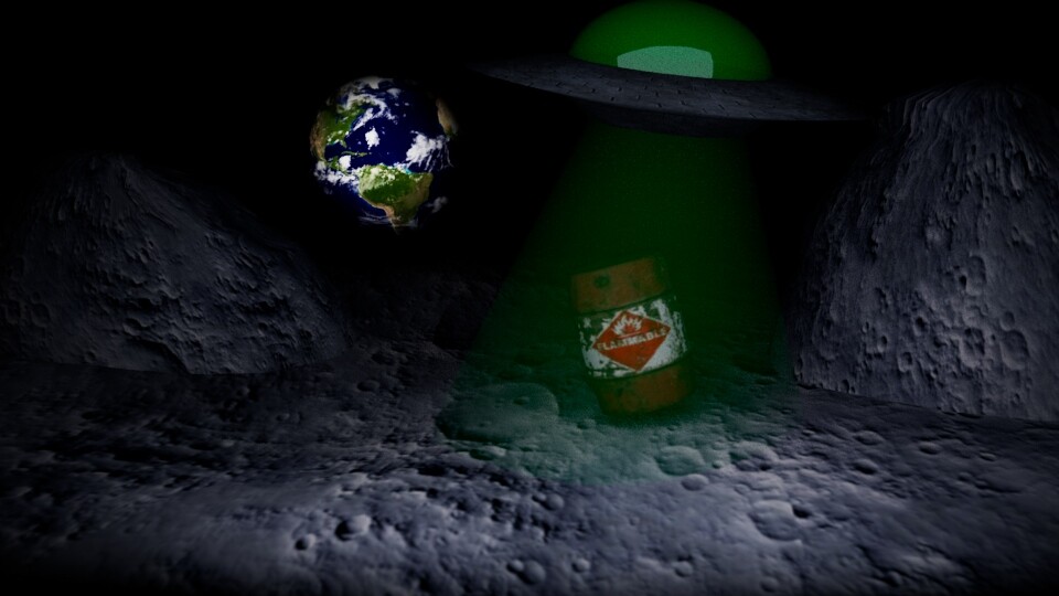 ArtStation - Barrel in Space