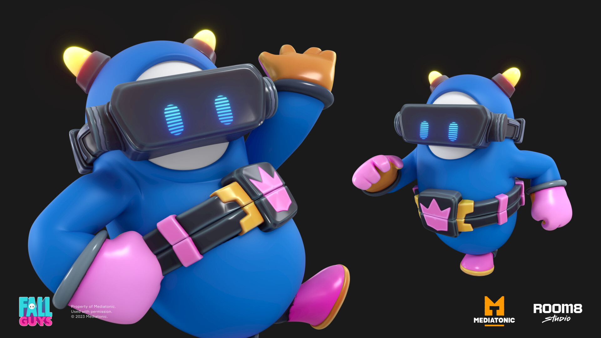 Room 8 Studio - Portfolio - Stylized 3D Characters (Fall Guys)