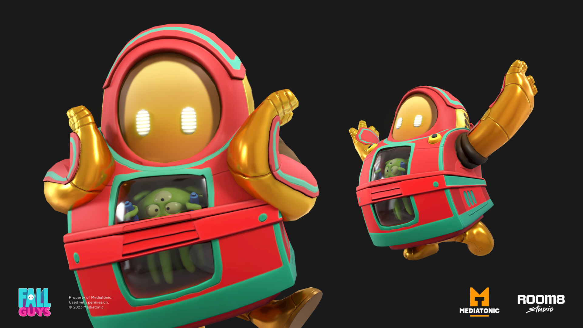 Room 8 Studio - Portfolio - Stylized 3D Characters (Fall Guys)