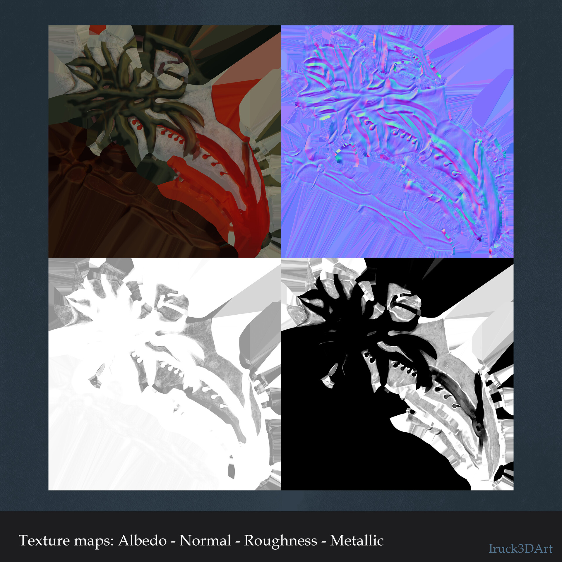 Nicolas Beltran - Scythe - Poison Weapon - 3D Prop Art