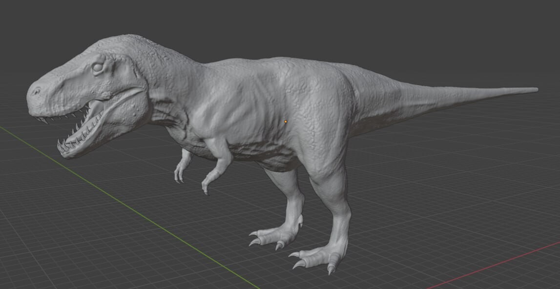 ArtStation - 3D T-Rex model