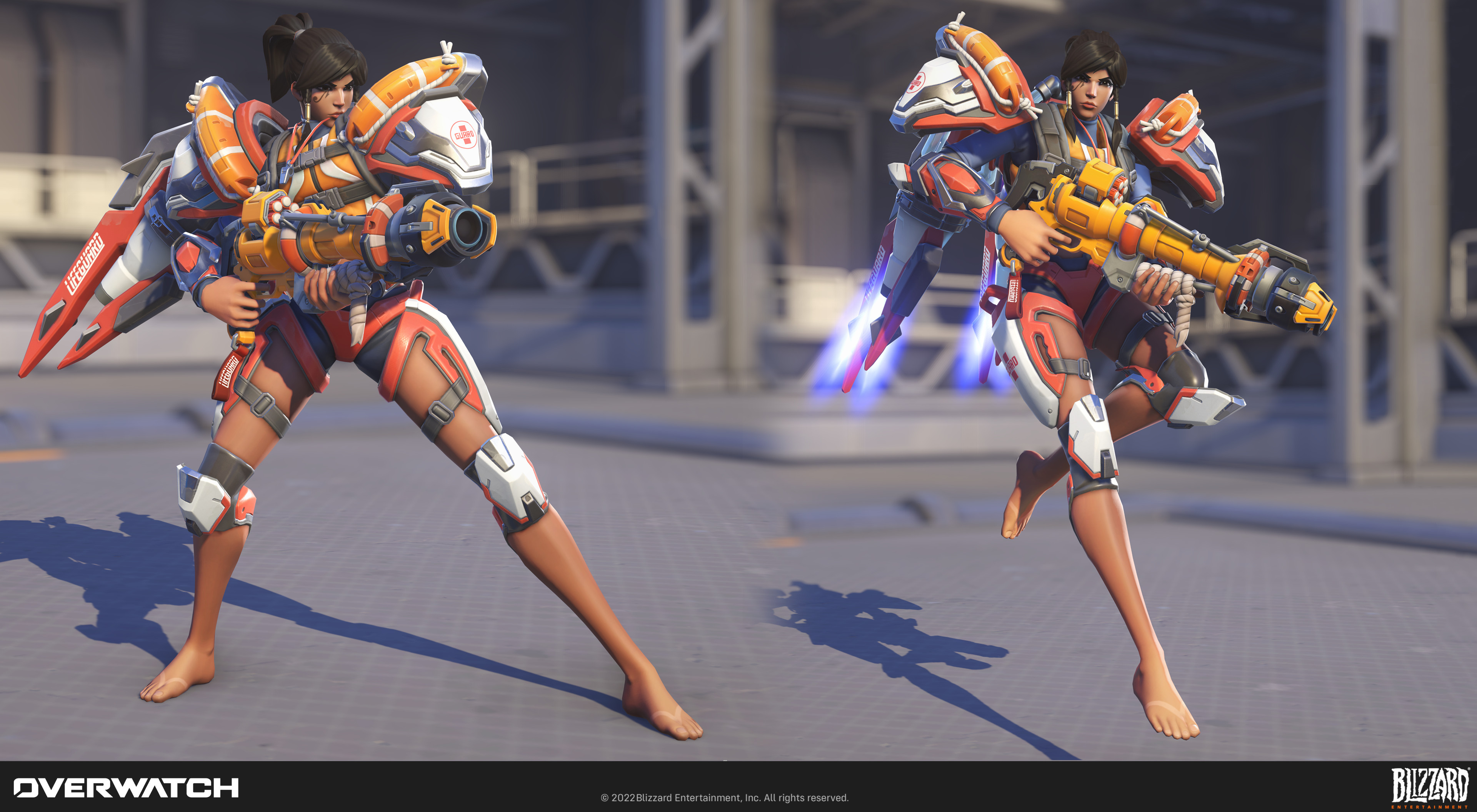 Tim Paauwe - OVERWATCH - Pharah 'Lifeguard' Weapon Skin