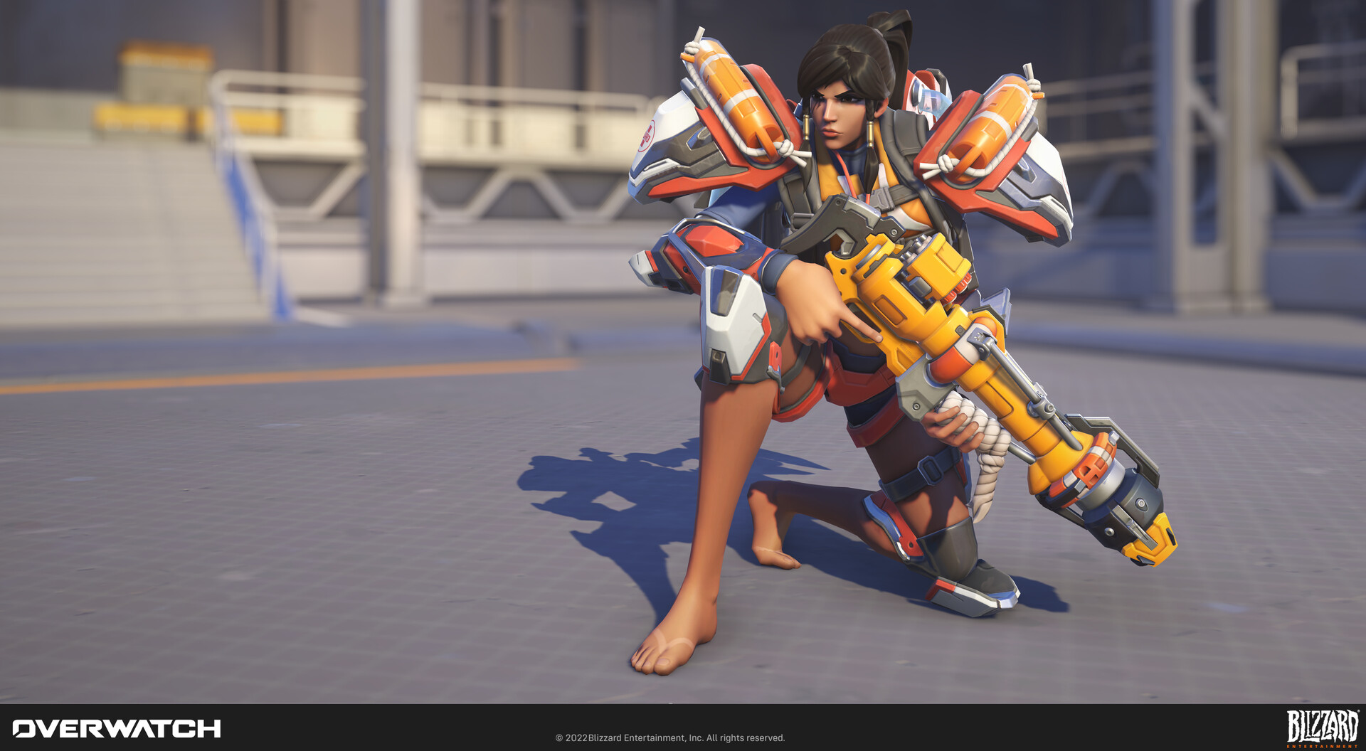 Tim Paauwe - OVERWATCH - Pharah 'Lifeguard' Weapon Skin