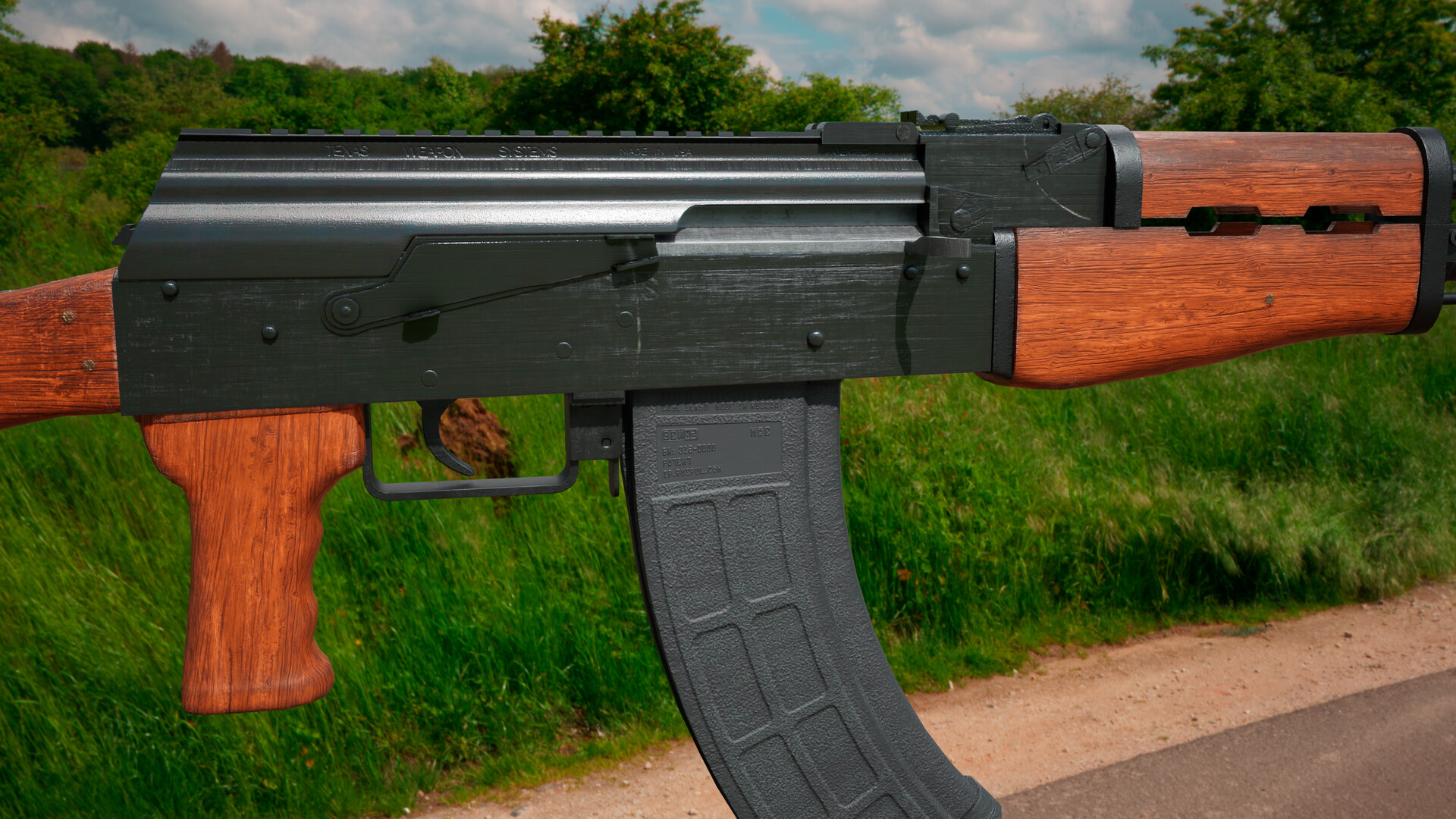 ArtStation - AK47 3D Game Model - First Pass Look Development - Unreal Engine 5