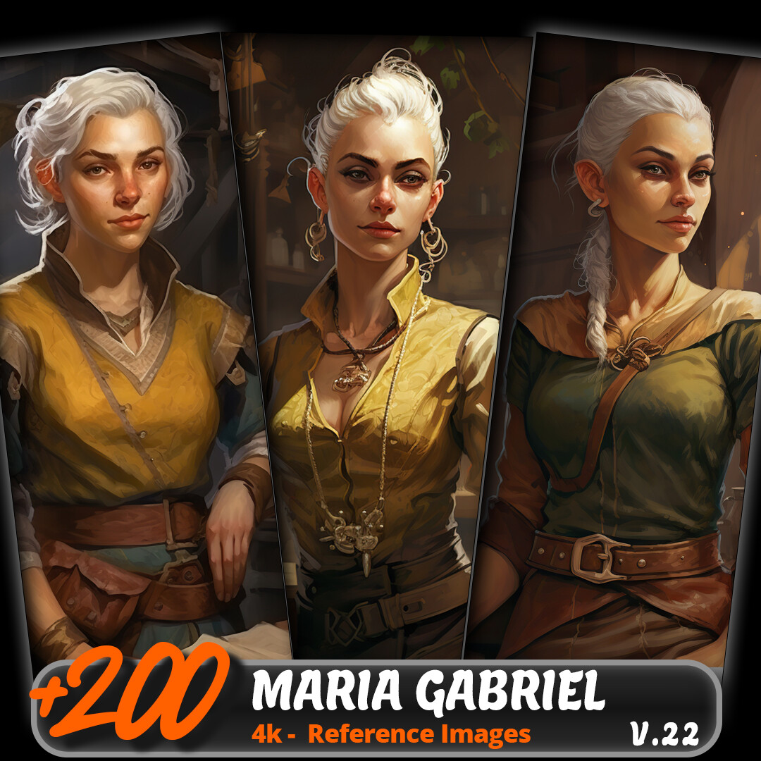 ArtStation - MARIA GABRIEL VOL. 22/ 4K/ Reference Image
