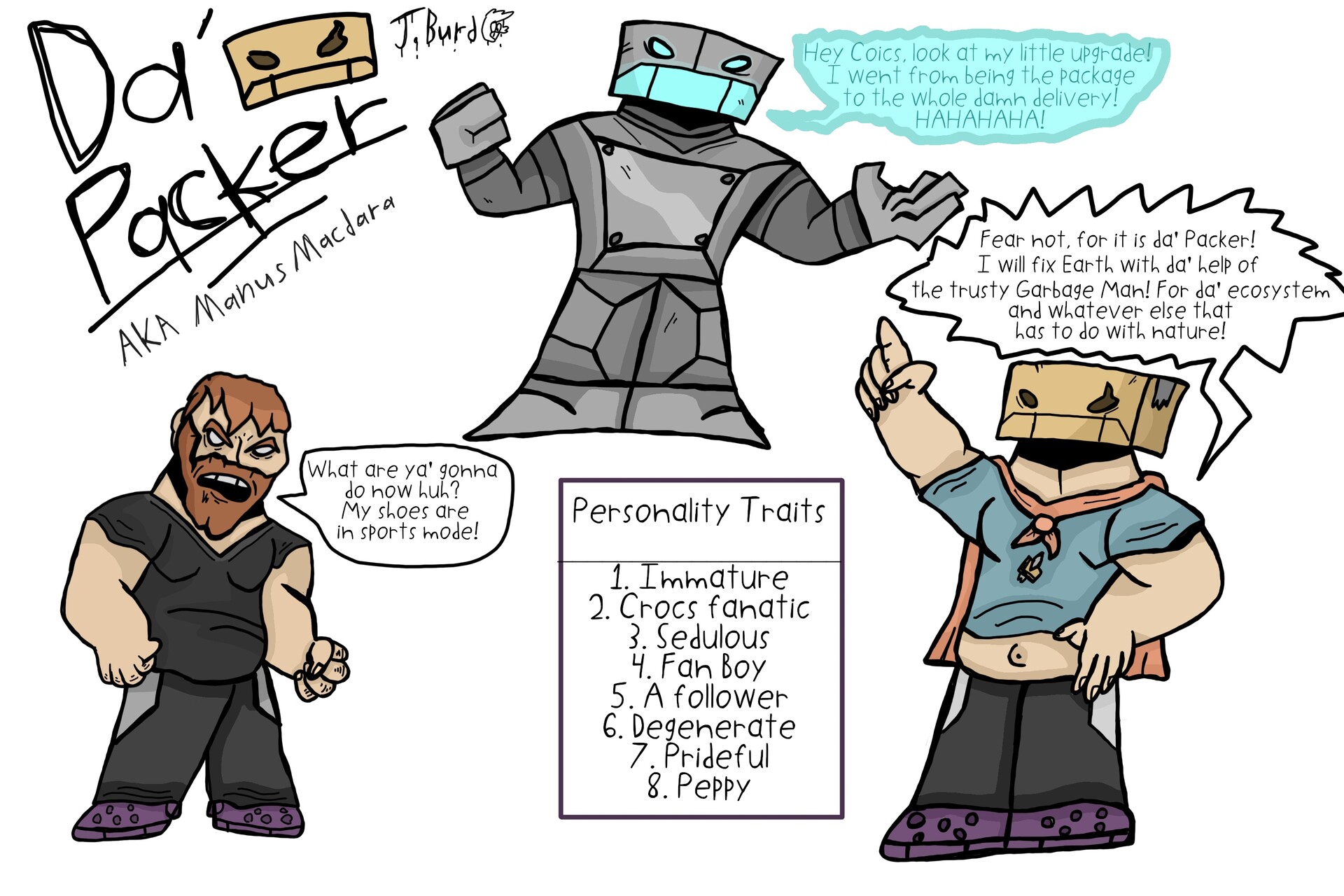 ArtStation - The Packer:Character Sheet