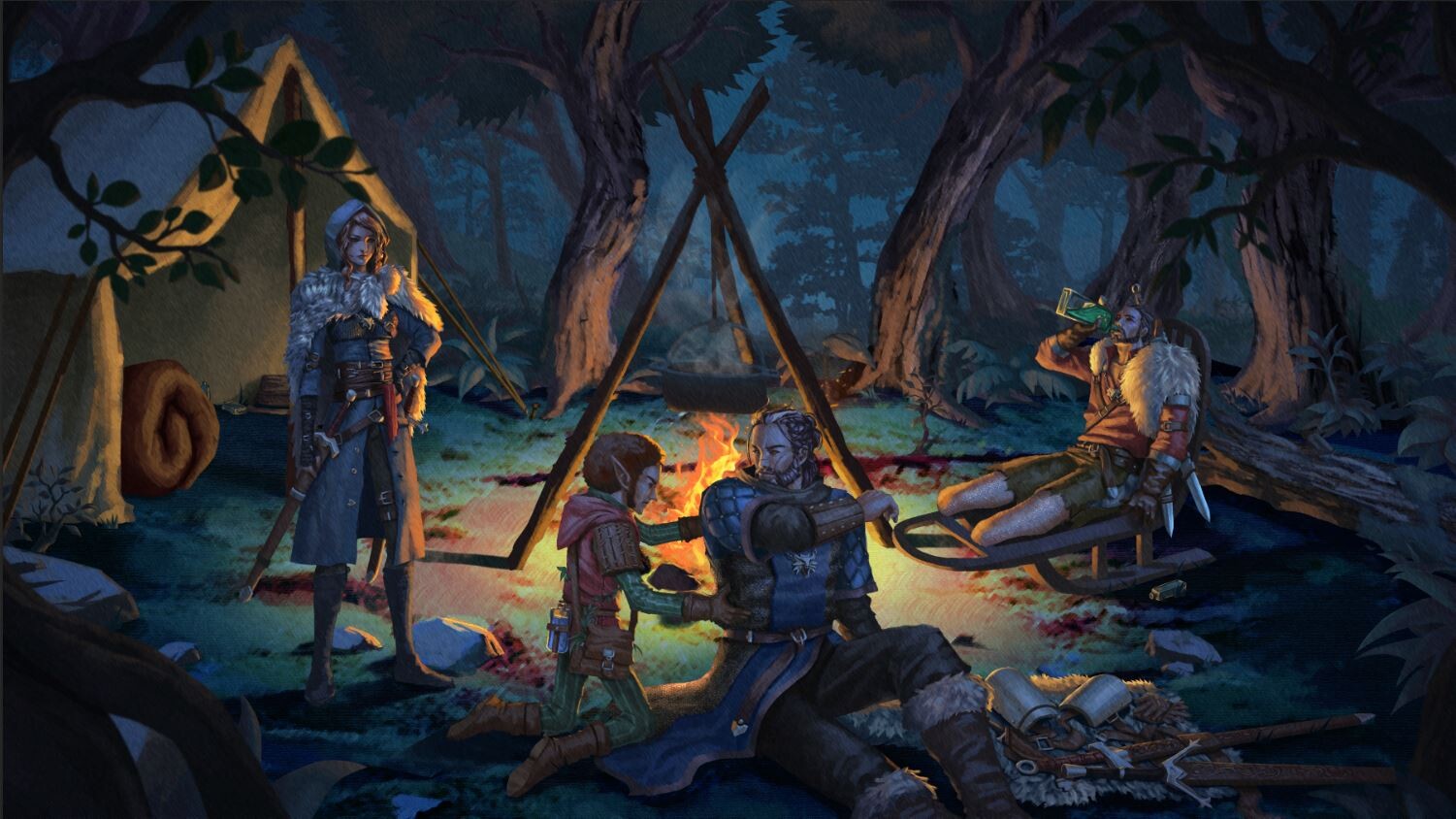 ArtStation - witcher OC comission :)