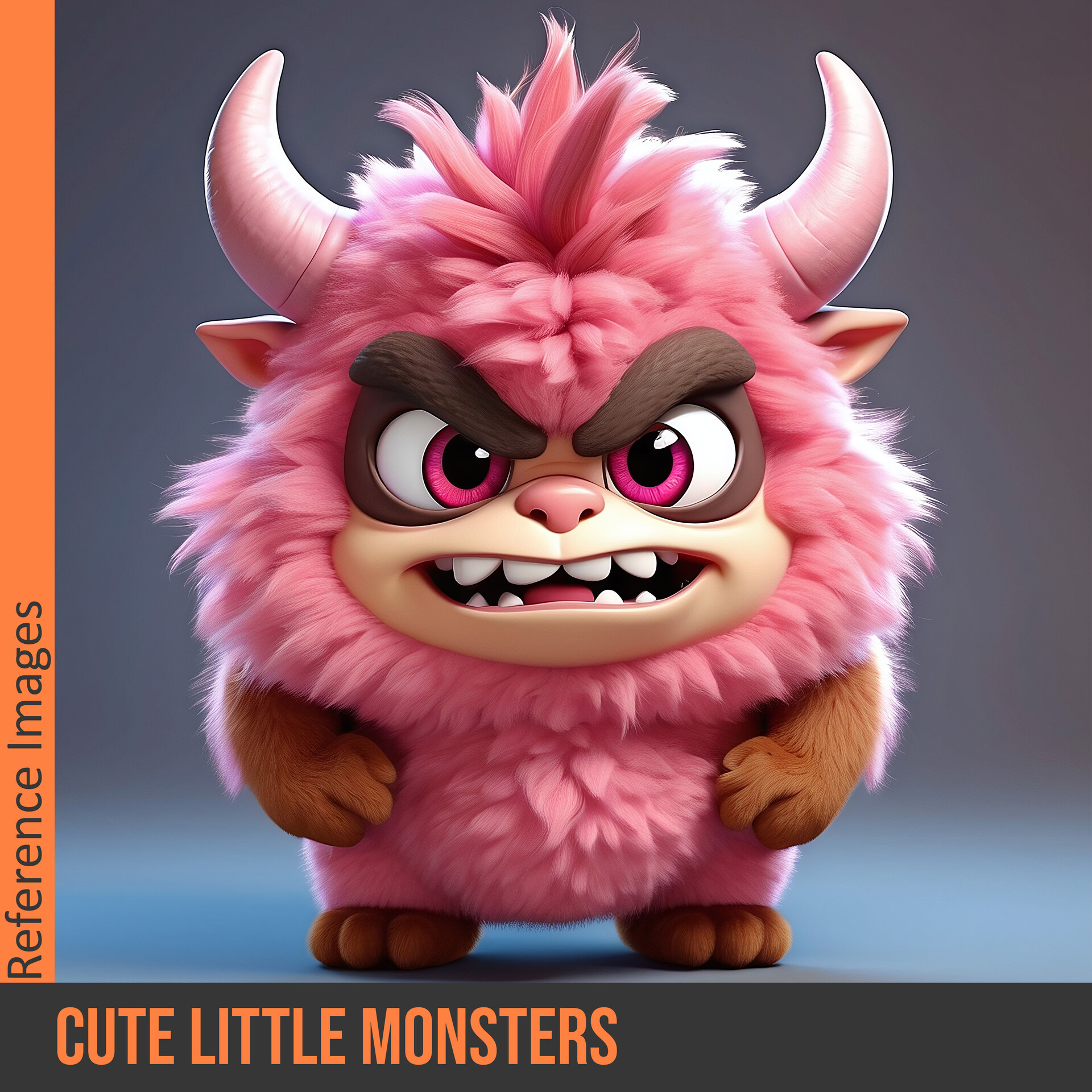 ArtStation - 225 high-quality 4k images of Cute Little Monsters