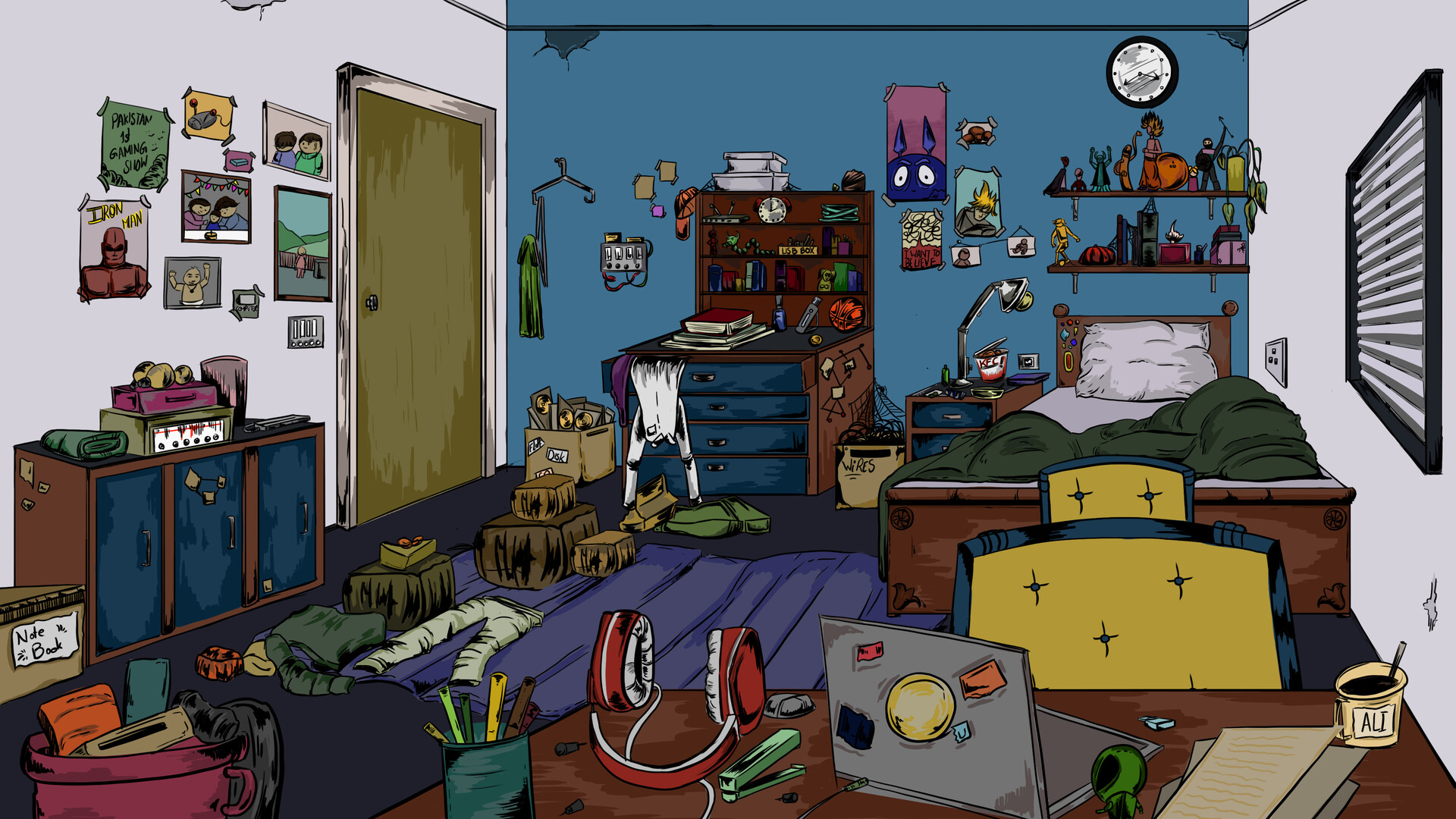 ArtStation - Caught In The WEB (Room)