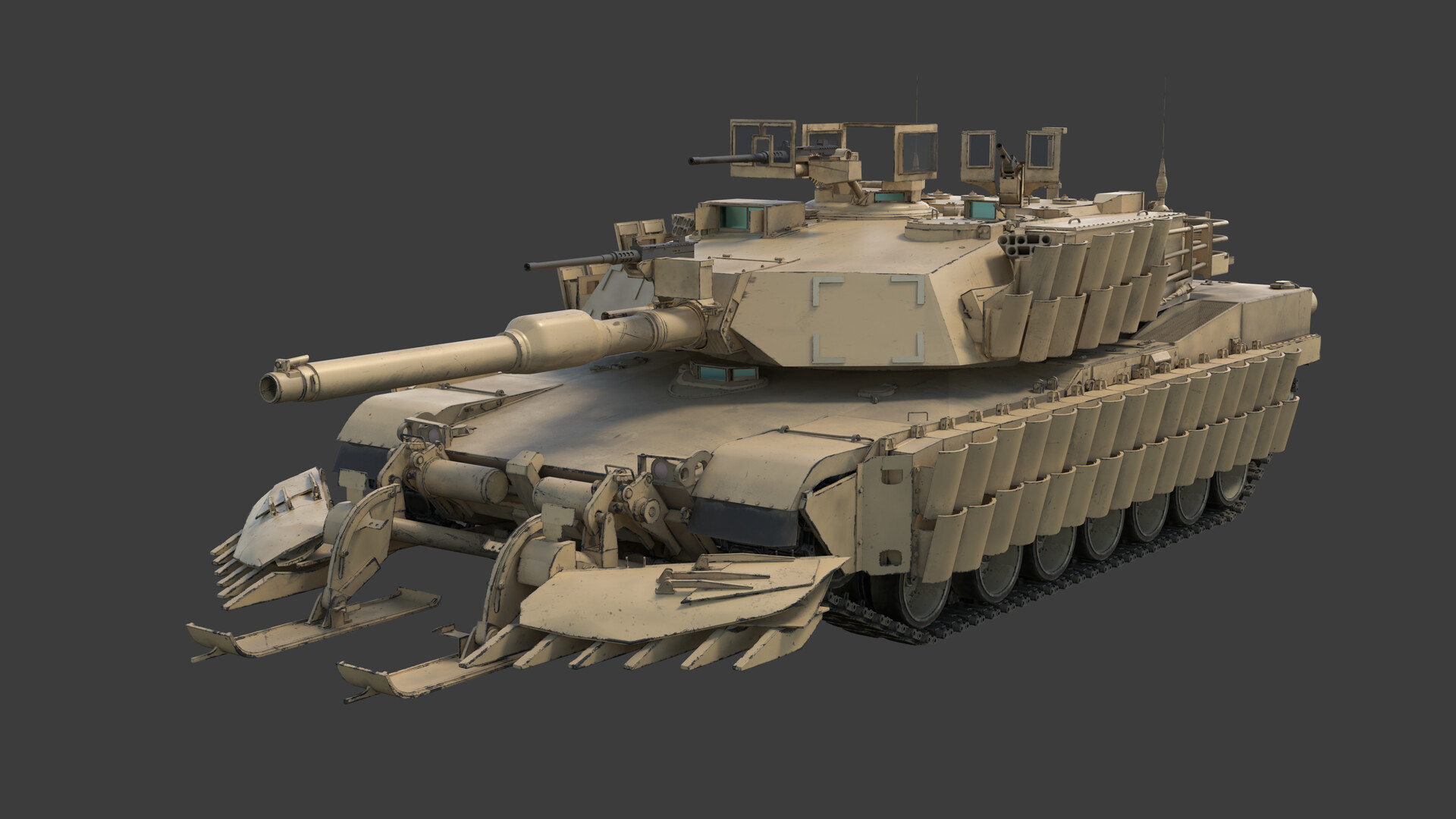 ArtStation - M1A2 Tank