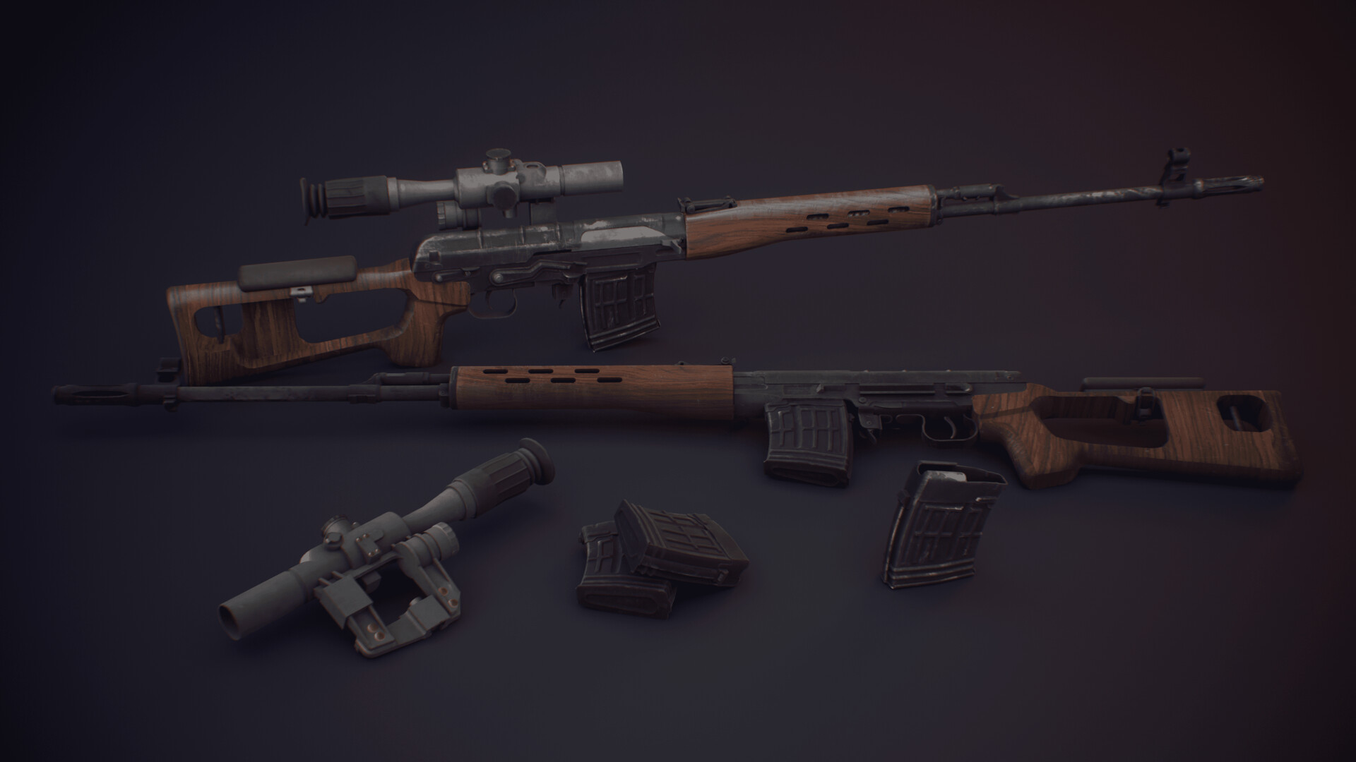 ArtStation - Dragunov Sniper Rifle