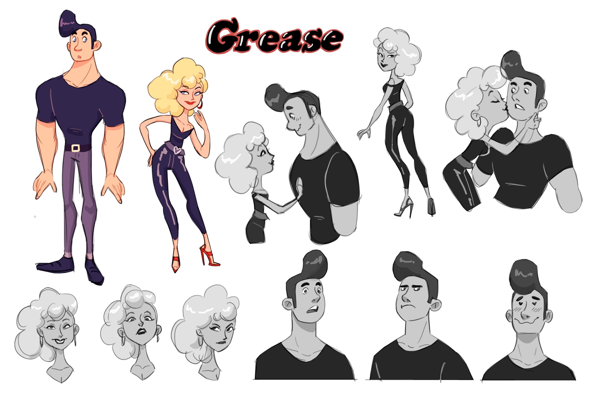 ArtStation - Grease Visdev Project