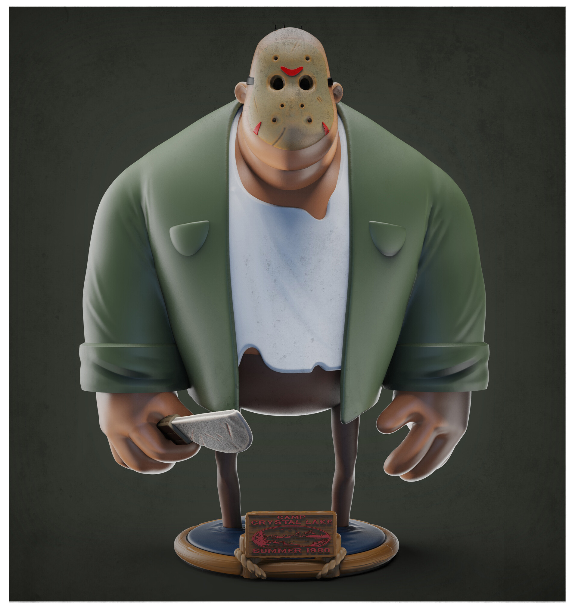 ArtStation - jason vorhees arttoy fan art