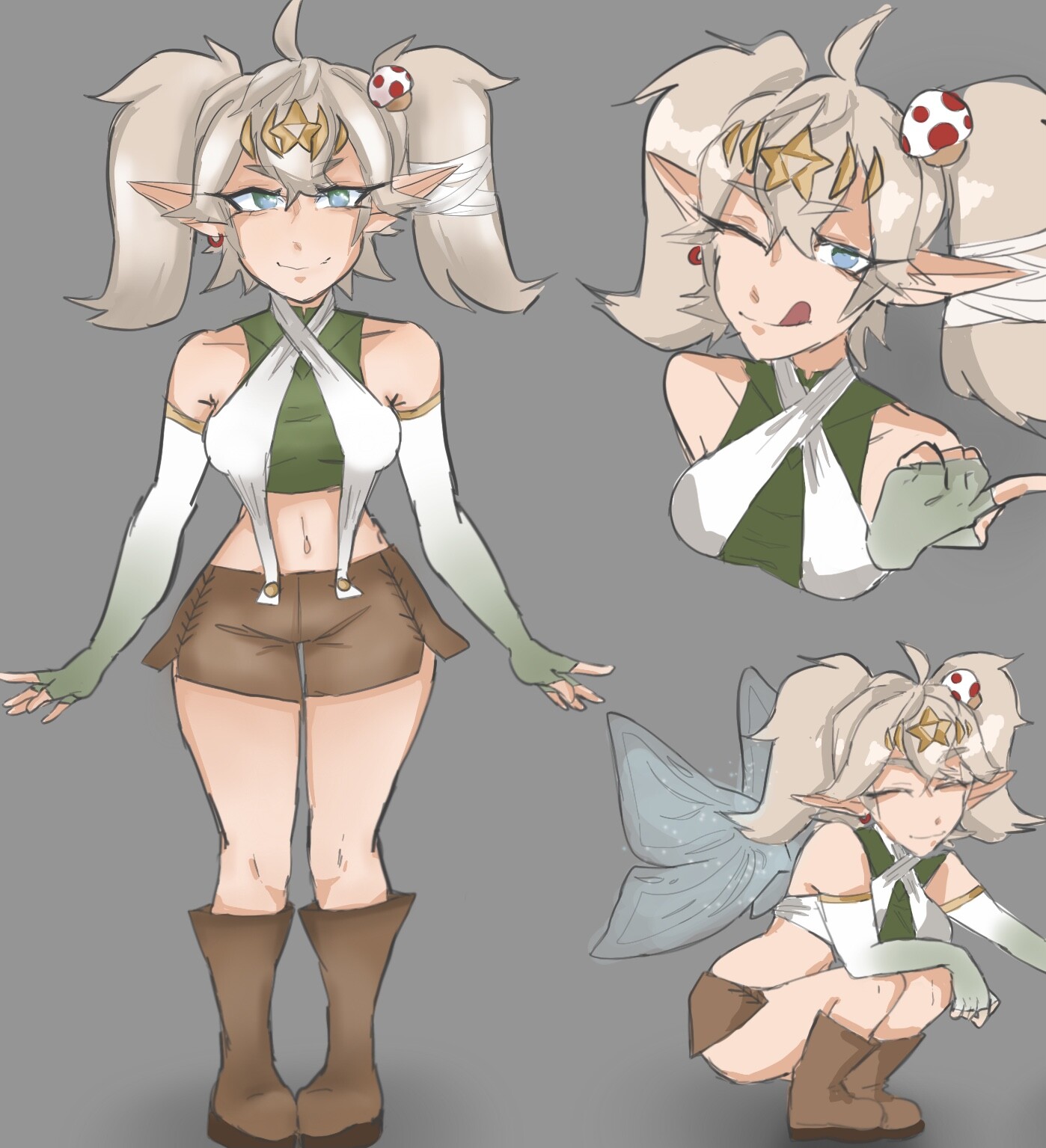 ArtStation - Early Design for Evelynn (Elf Archer)