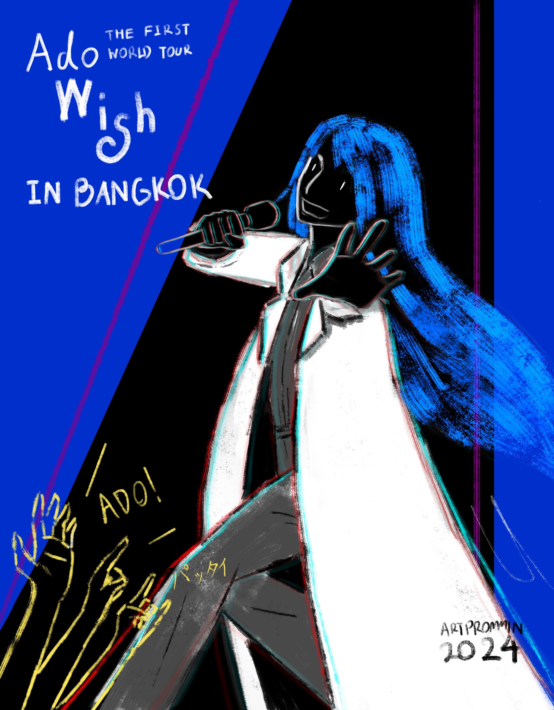 ArtStation - Ado The First World Tour Wish lives in Bangkok
