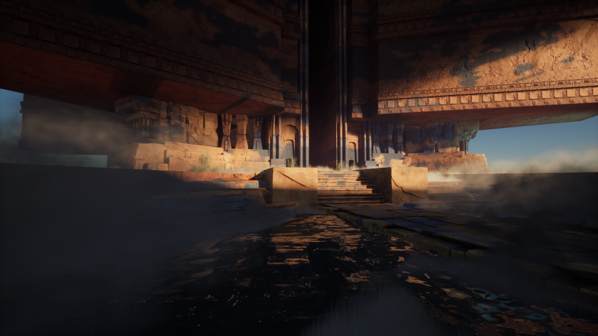 ArtStation - Ocean Temple - Mist Gate