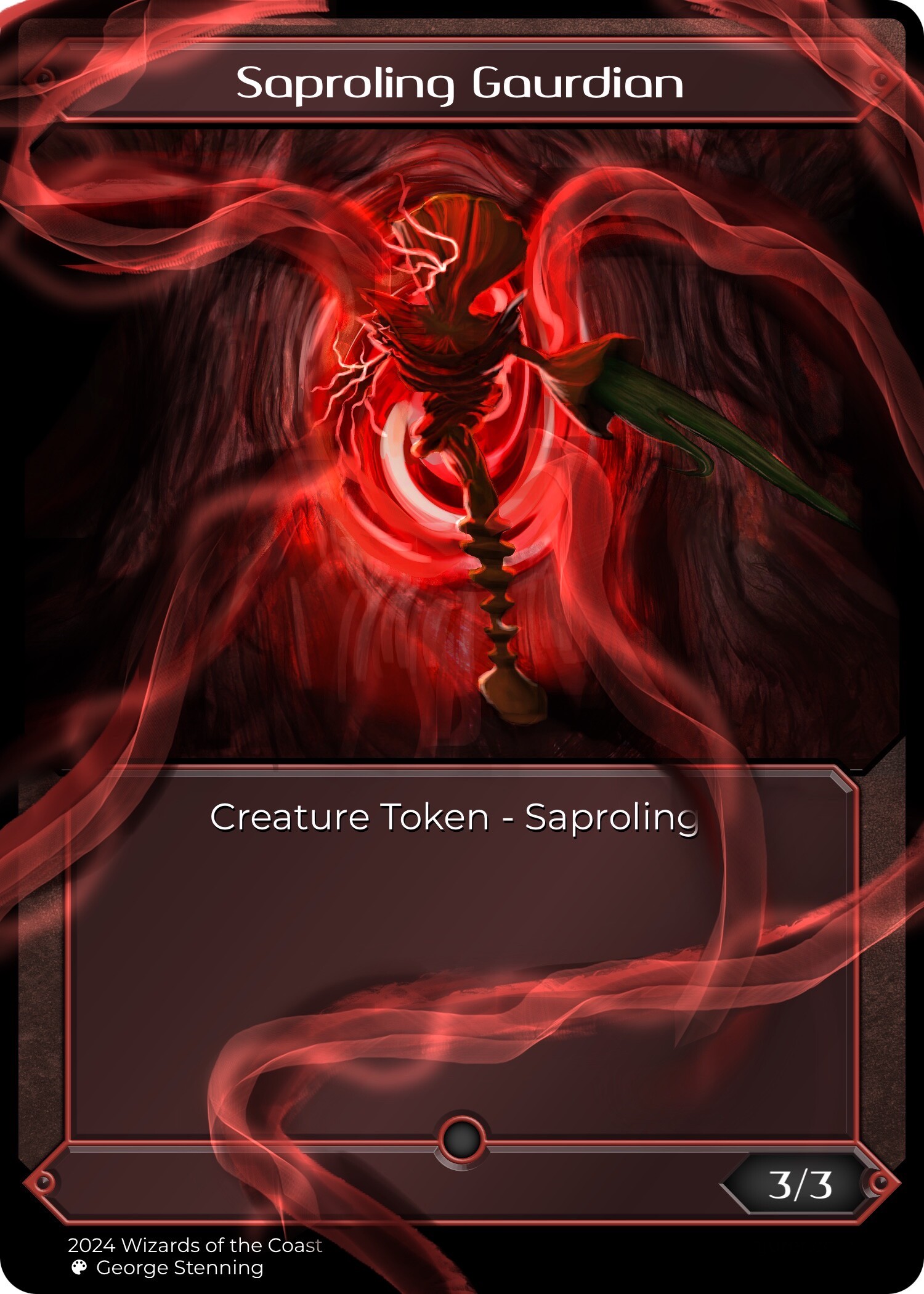 ArtStation - Magic the Gathering, Saproling Gaurdian Token