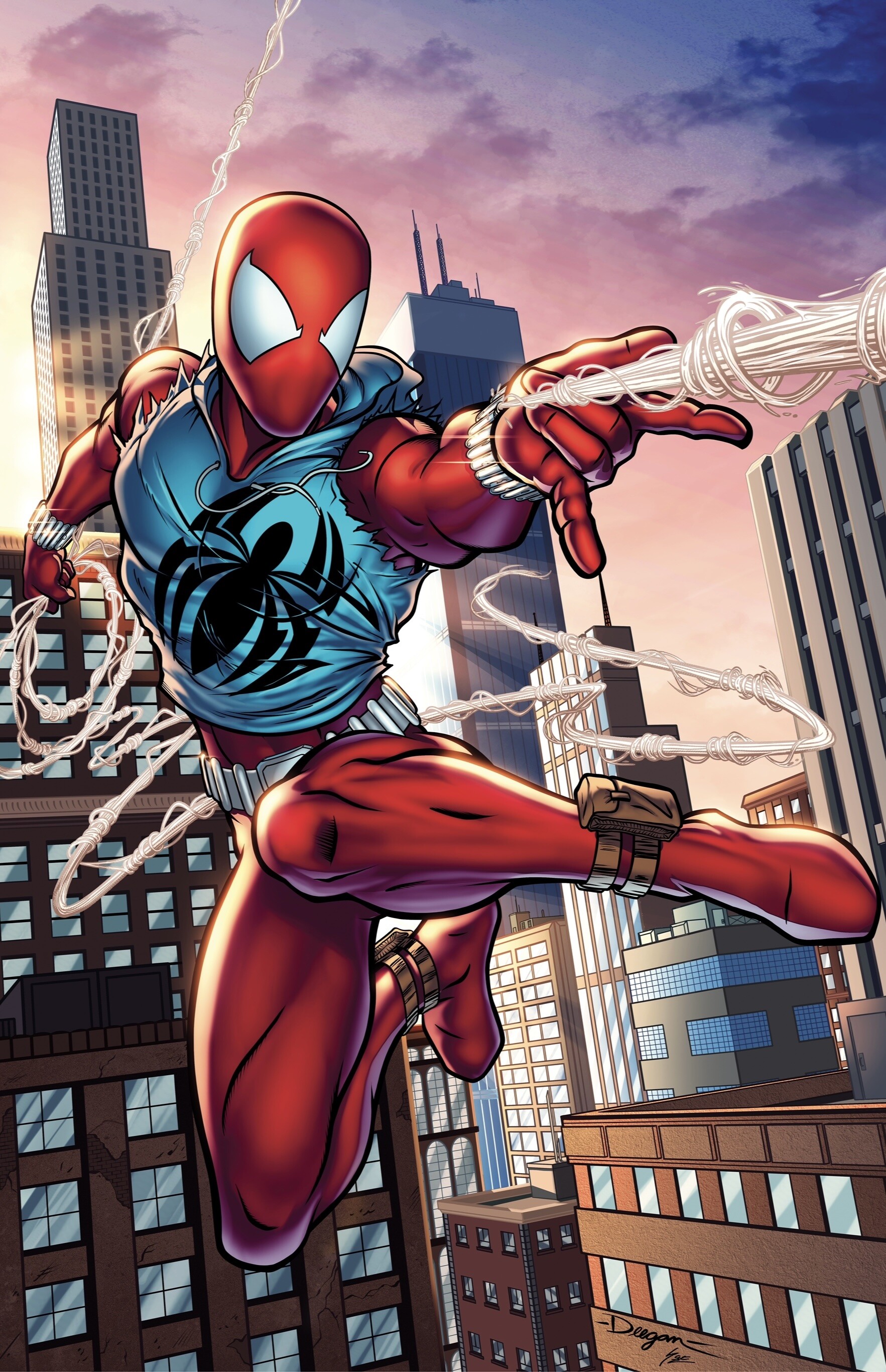 Scarlet Spider Man Wallpaper