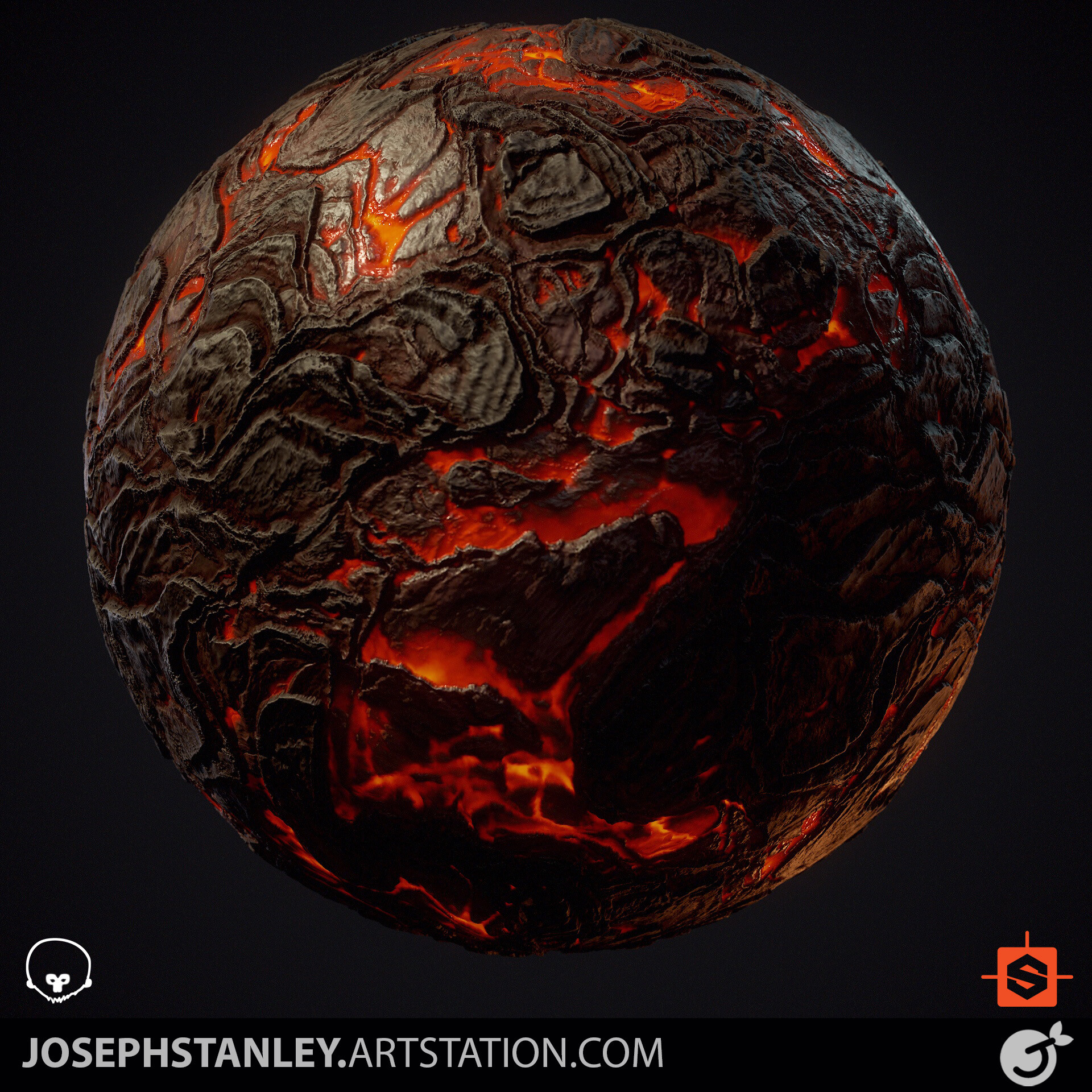 ArtStation - Lava Material