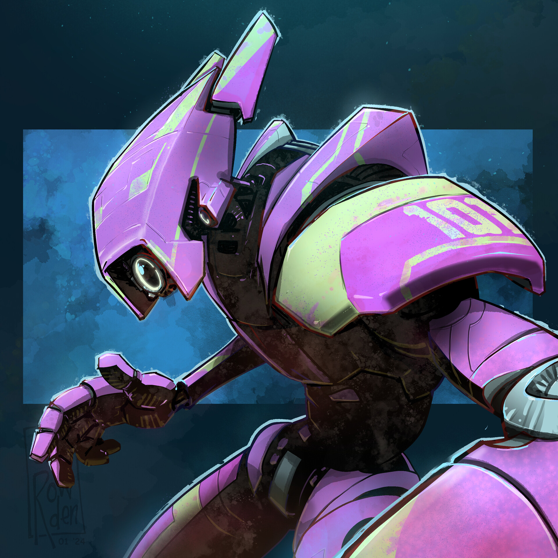 ArtStation - Robot Head 101