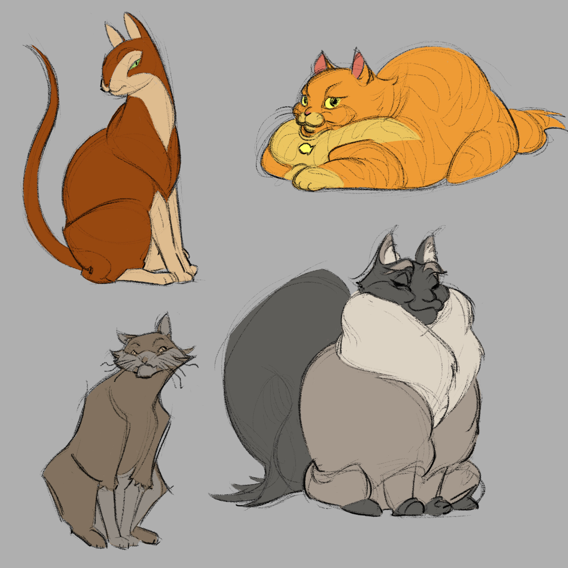 ArtStation - Cat Concepts