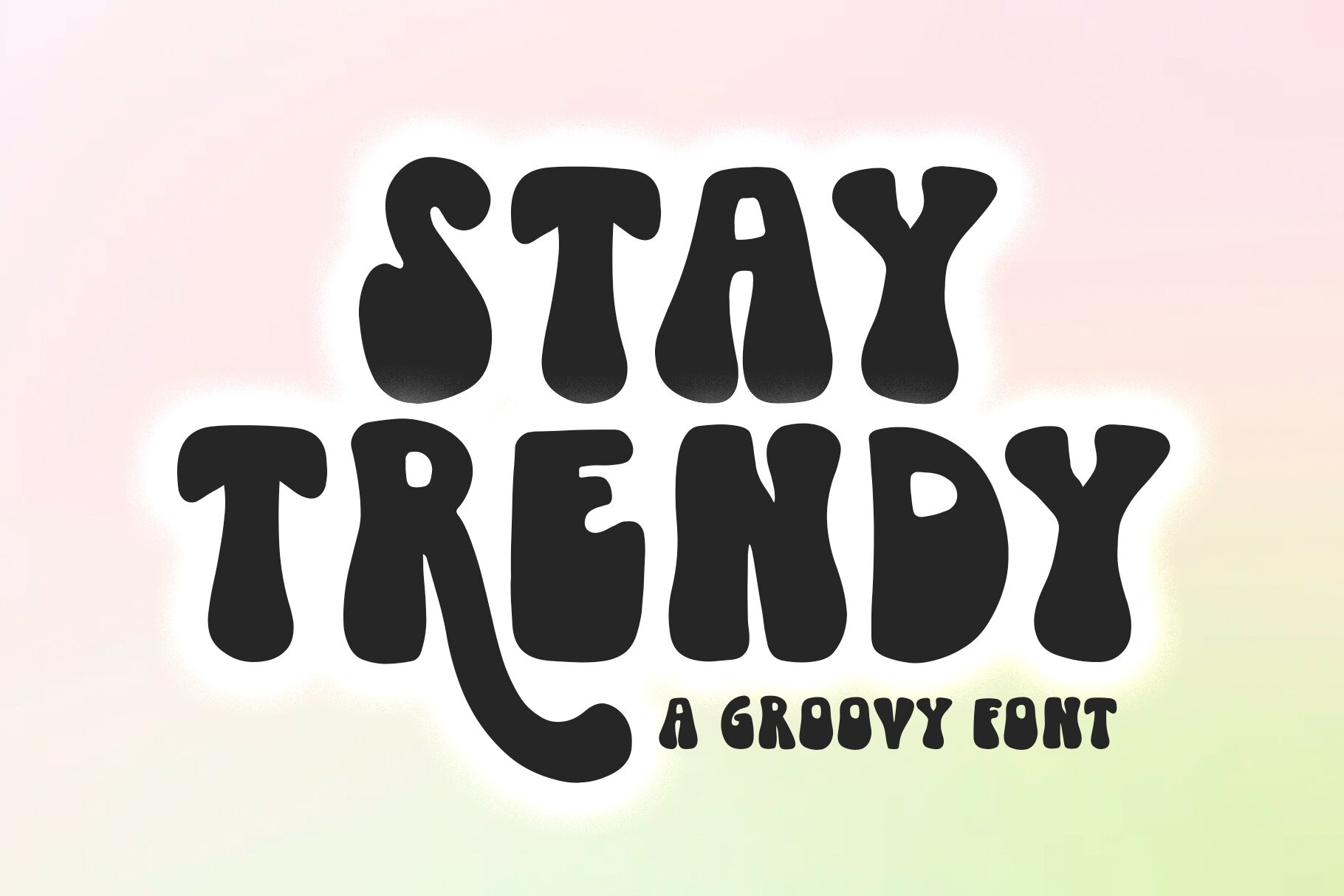ArtStation - Stay Trendy | Boho Groovy Font