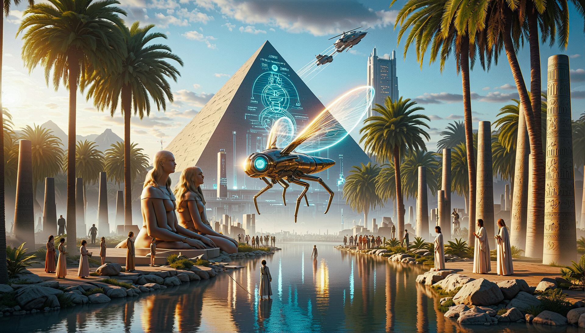 Yinghao Zhang - Futuristic Antiquity – Pharaoh's Legacies