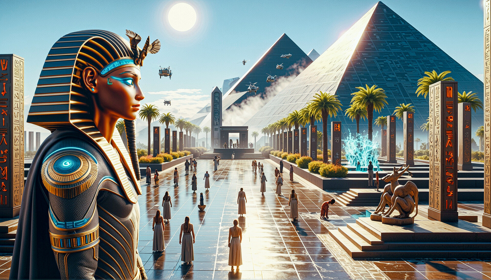 Yinghao Zhang - Futuristic Antiquity – Pharaoh's Legacies