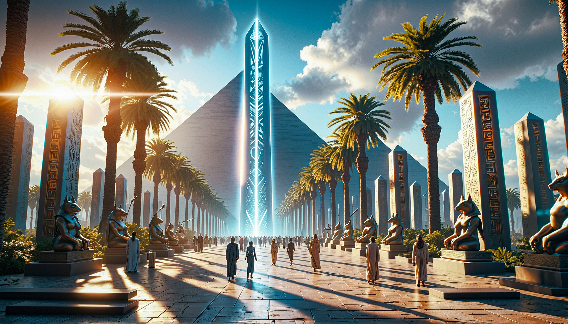 Yinghao Zhang - Futuristic Antiquity – Pharaoh's Legacies