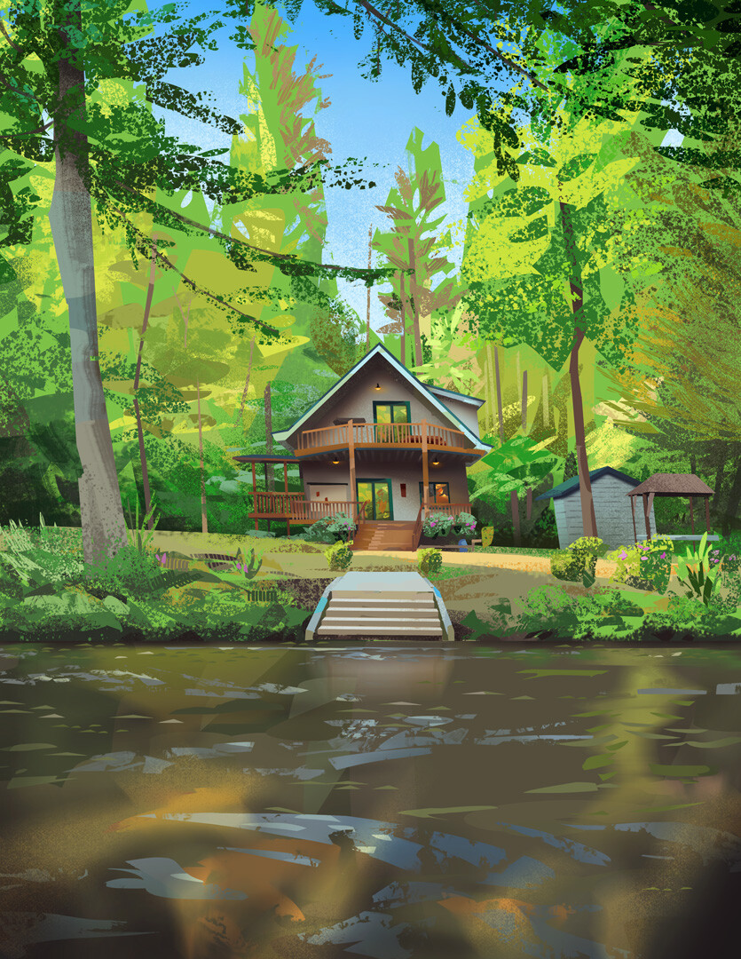 ArtStation - Cabin in the Woods
