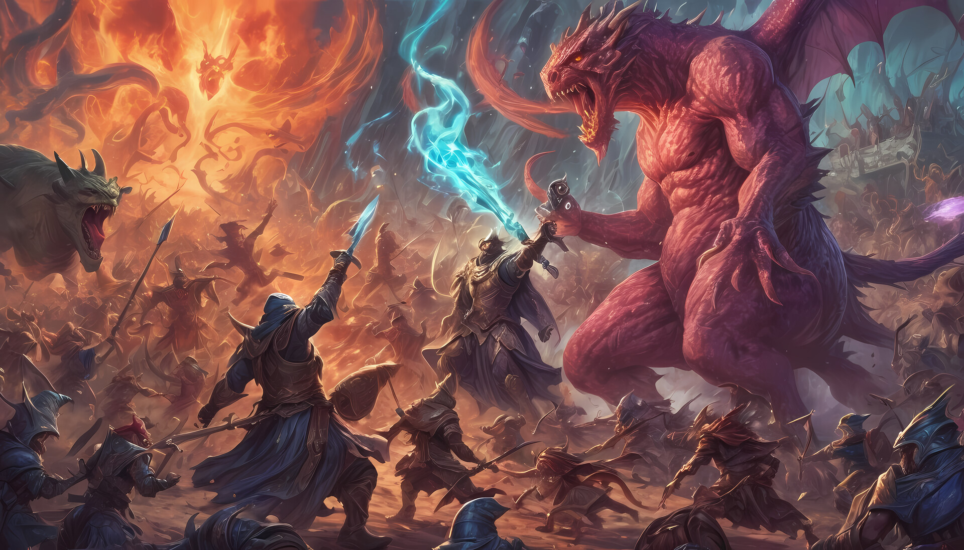 ArtStation - Epic Fantasy Battle