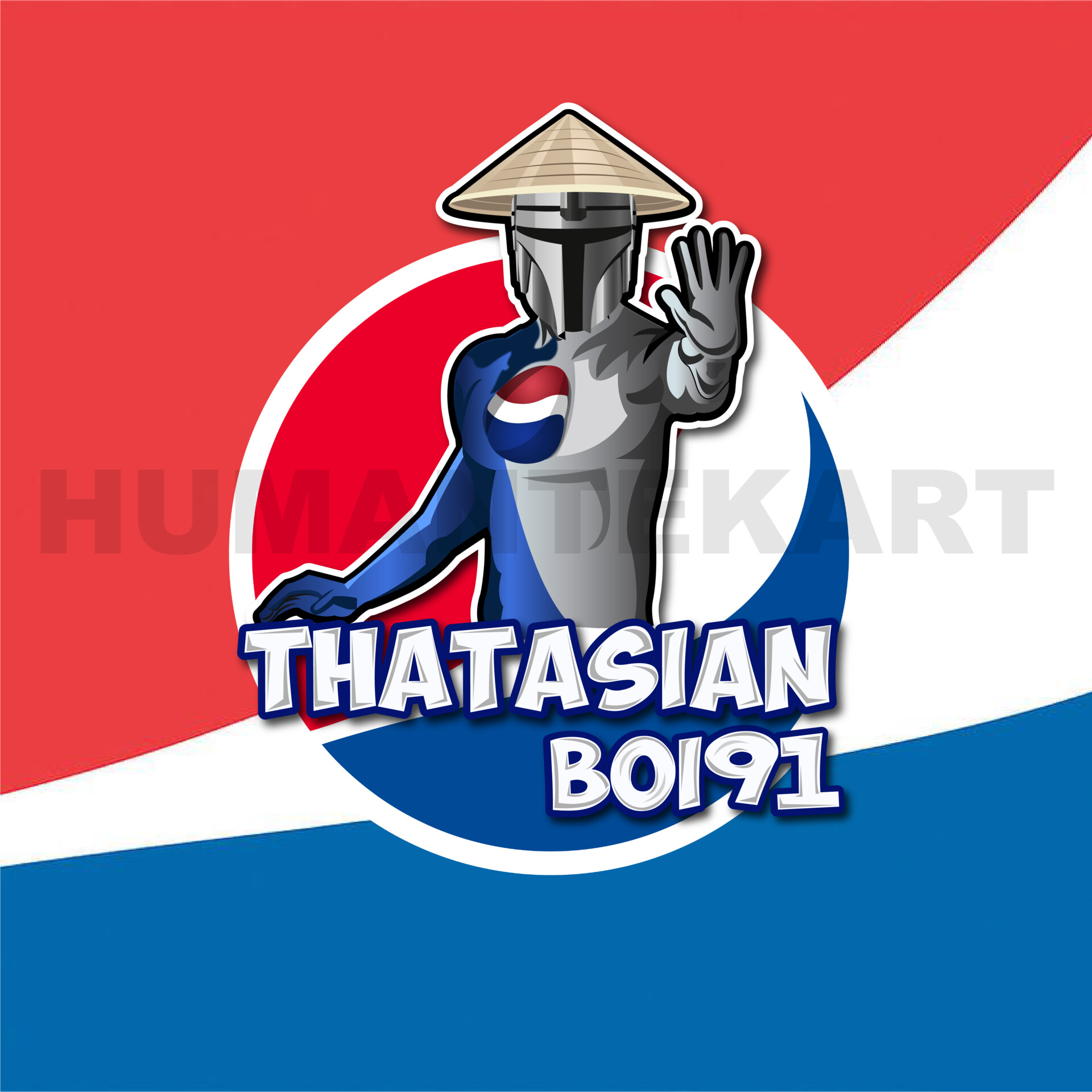 ArtStation - Pepsi man character art logo