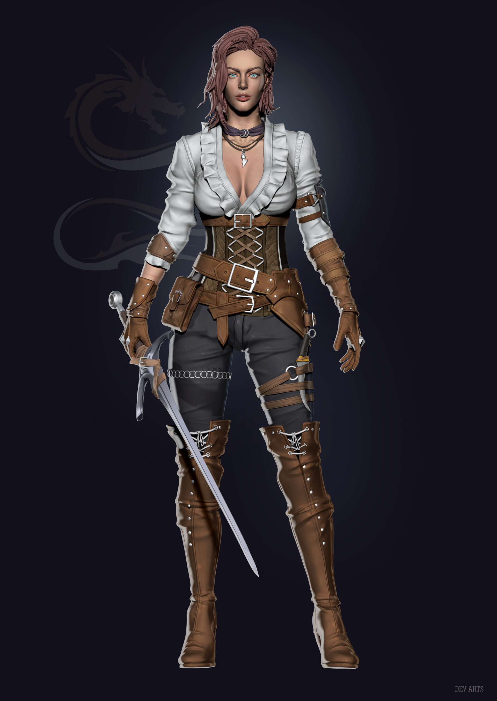 ArtStation - Alessia - assasian character