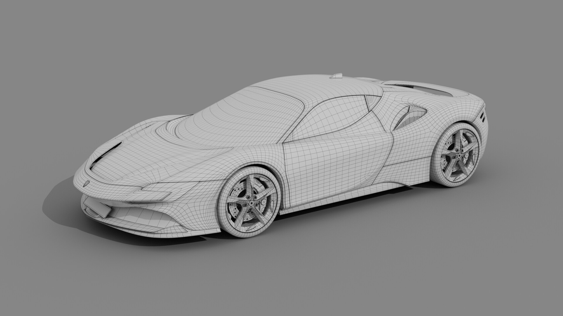 ArtStation - SF90 Modeling