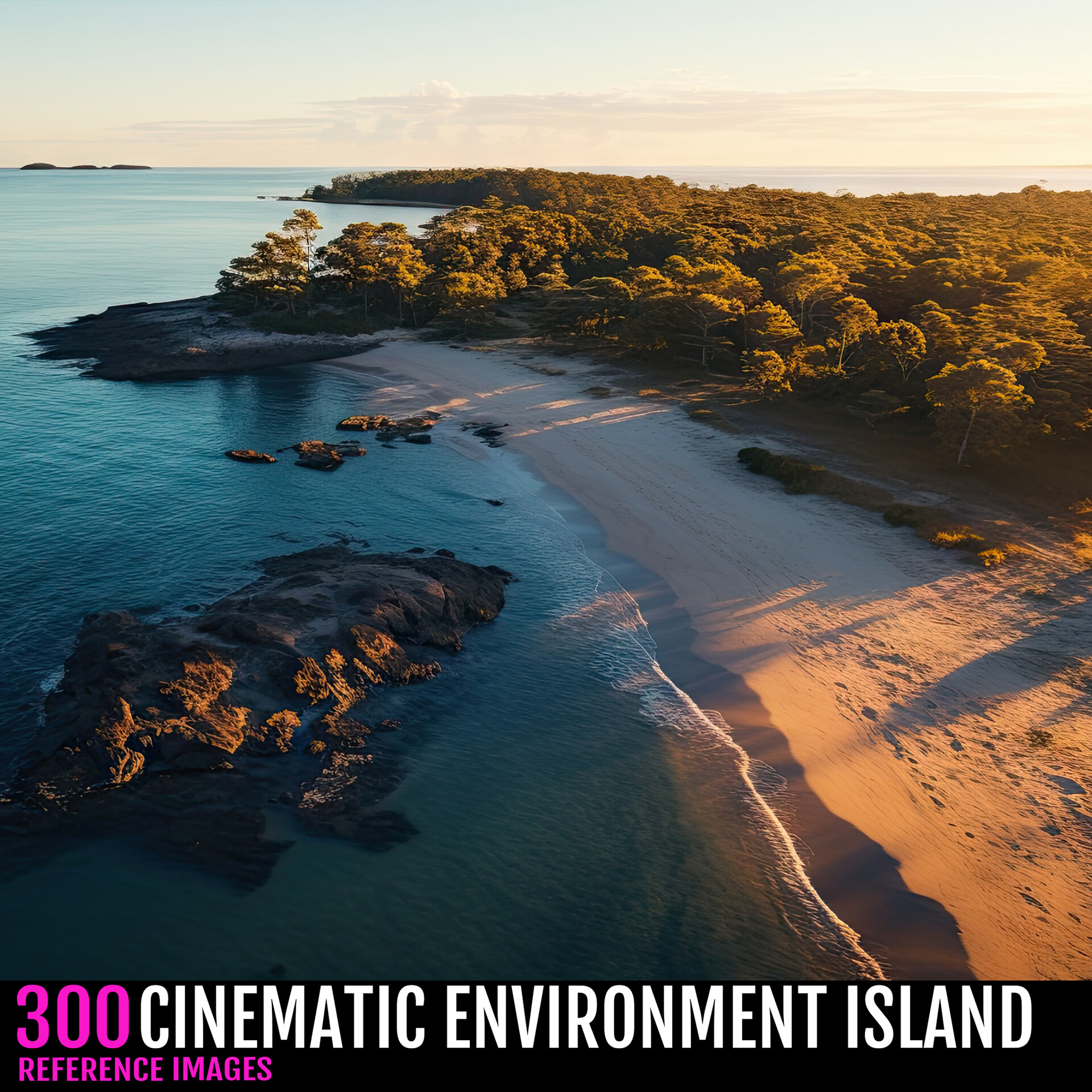 ArtStation - 300 CINEMATIC ENVIRONMENT ISLAND / 4K