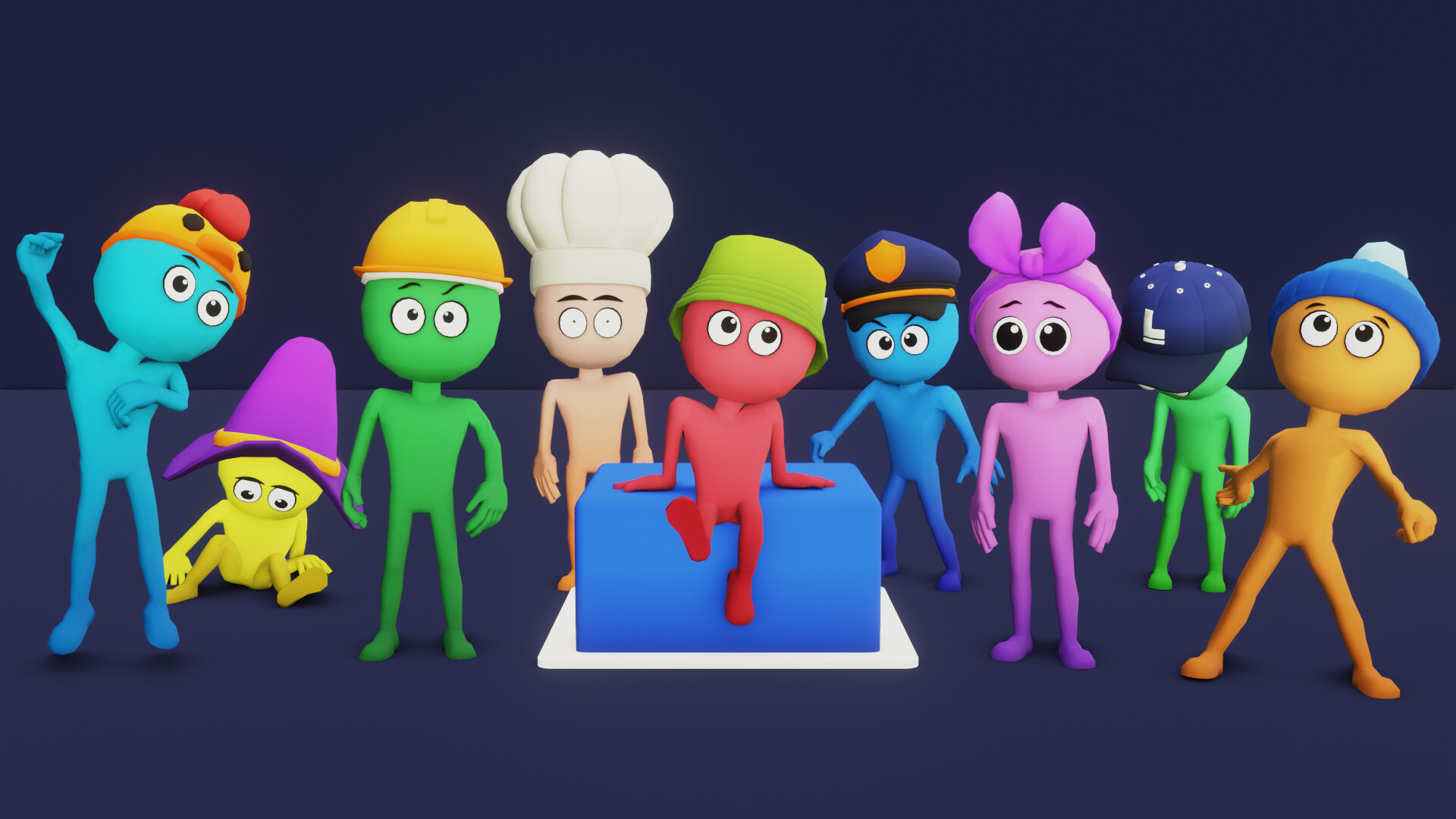 ArtStation - HYPERCASUAL - Сustomized and animated stickman