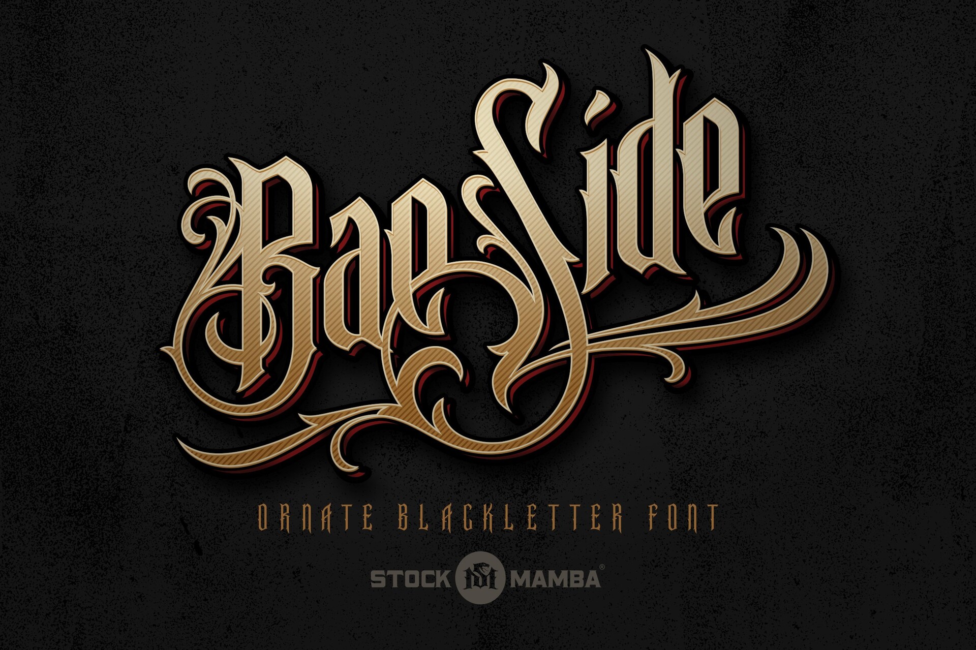 ArtStation - BaeSide Ornate Blackletter Font