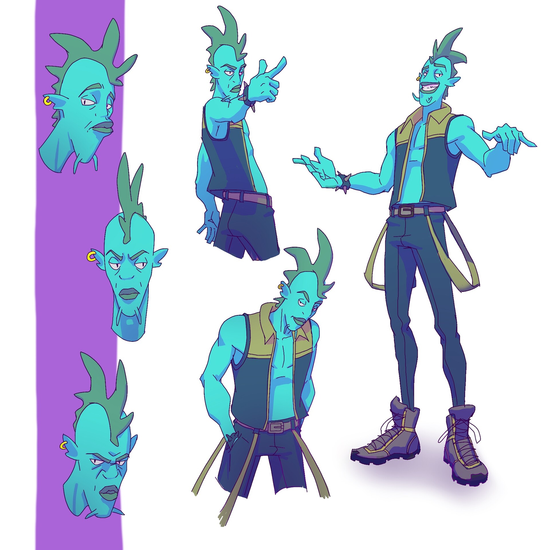 ArtStation - LIKE A FISH TO WATER _ Fish man